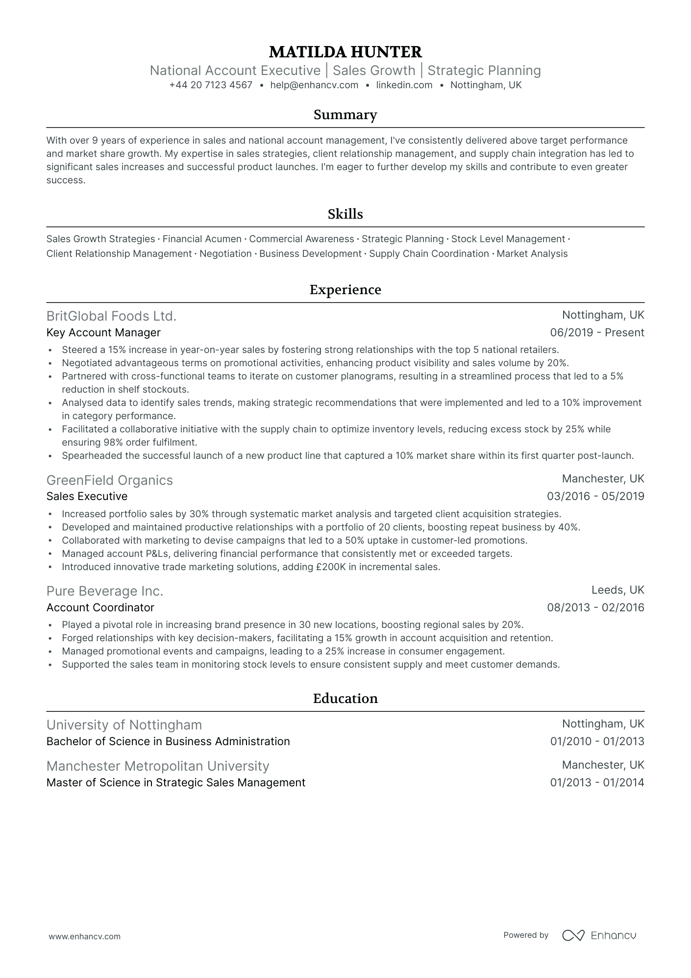 Executive CV Examples & Guide for 2025