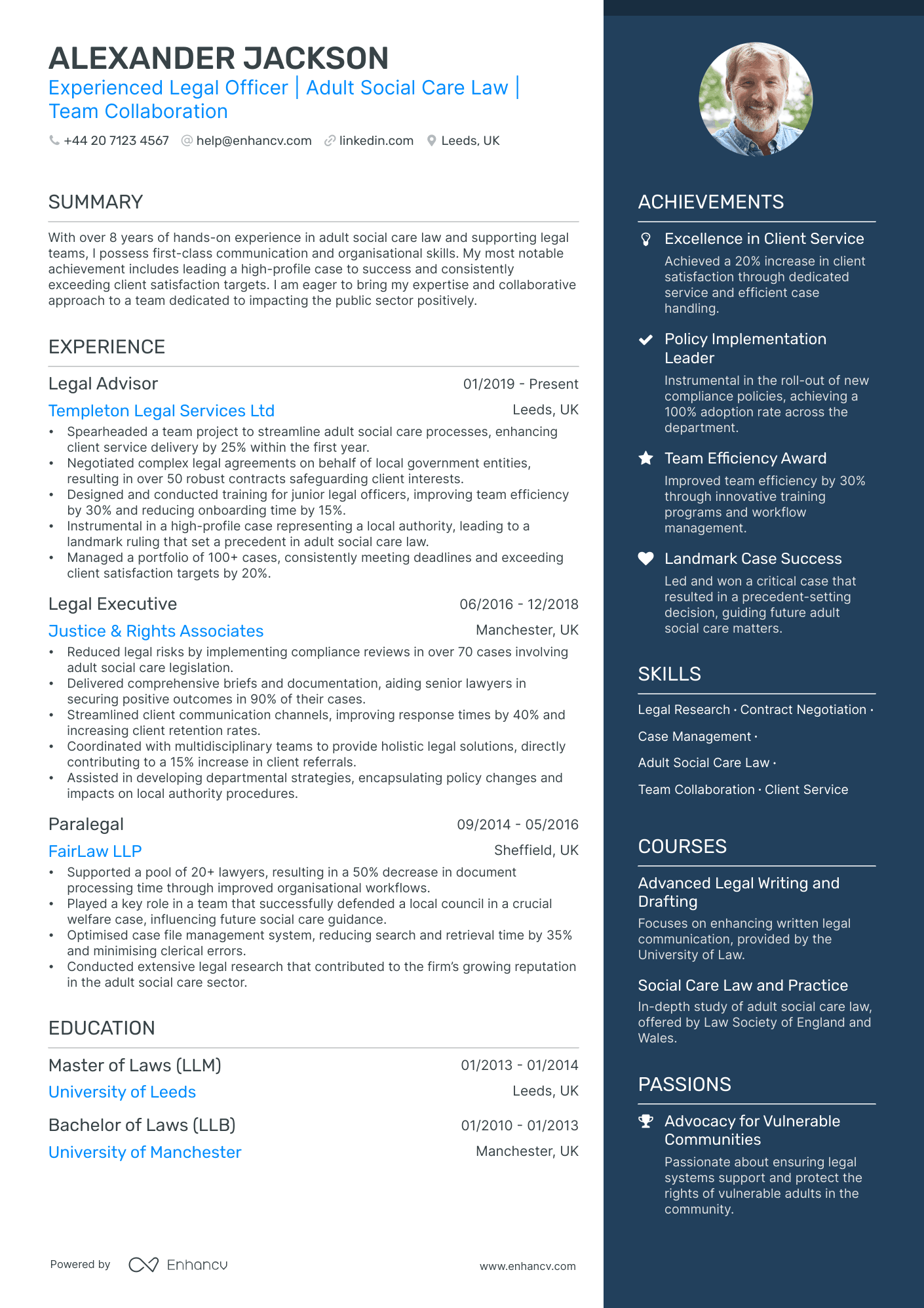 Legal CV Examples & Guide for 2025