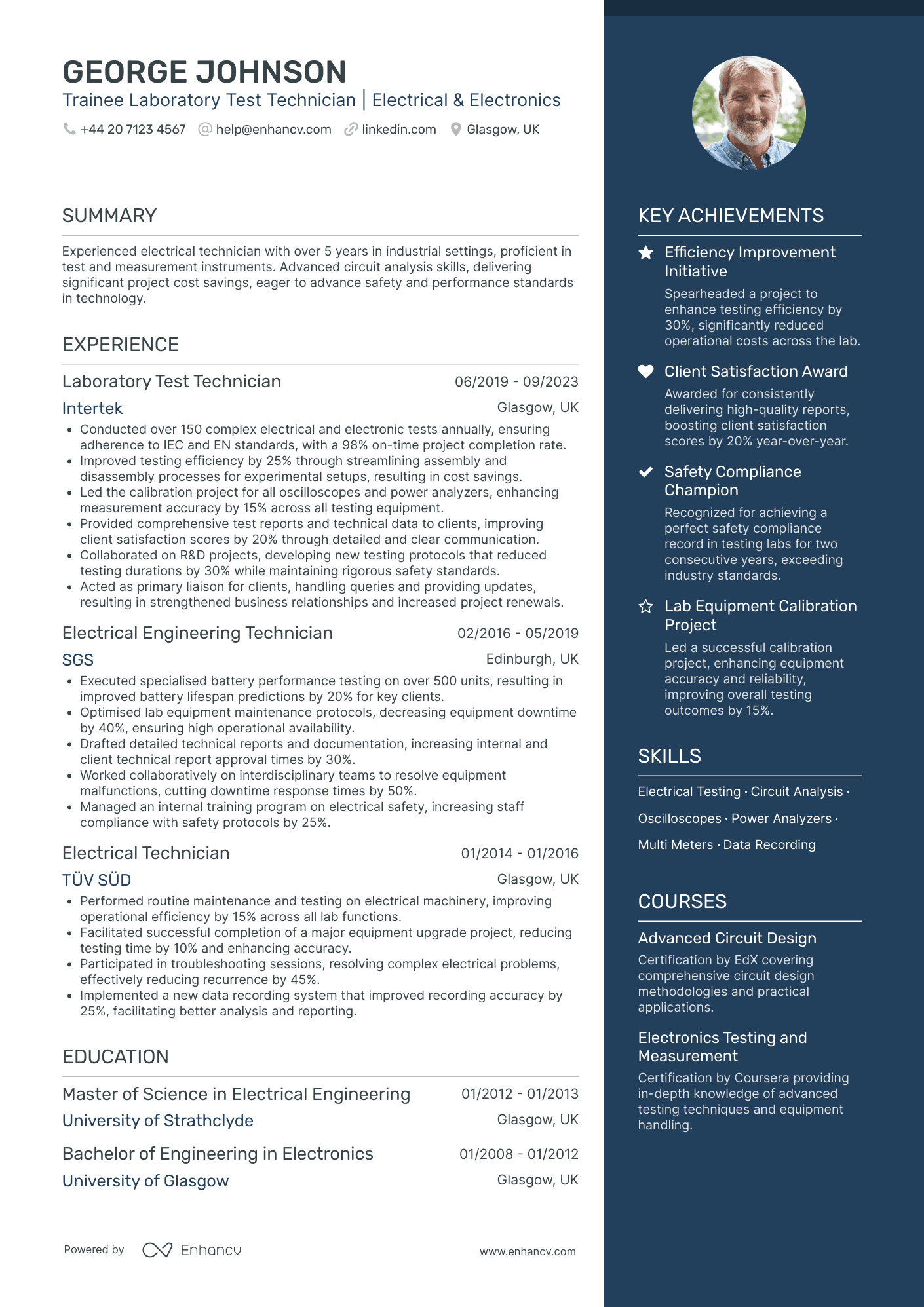 Electrical Engineering CV Examples & Guide for 2026