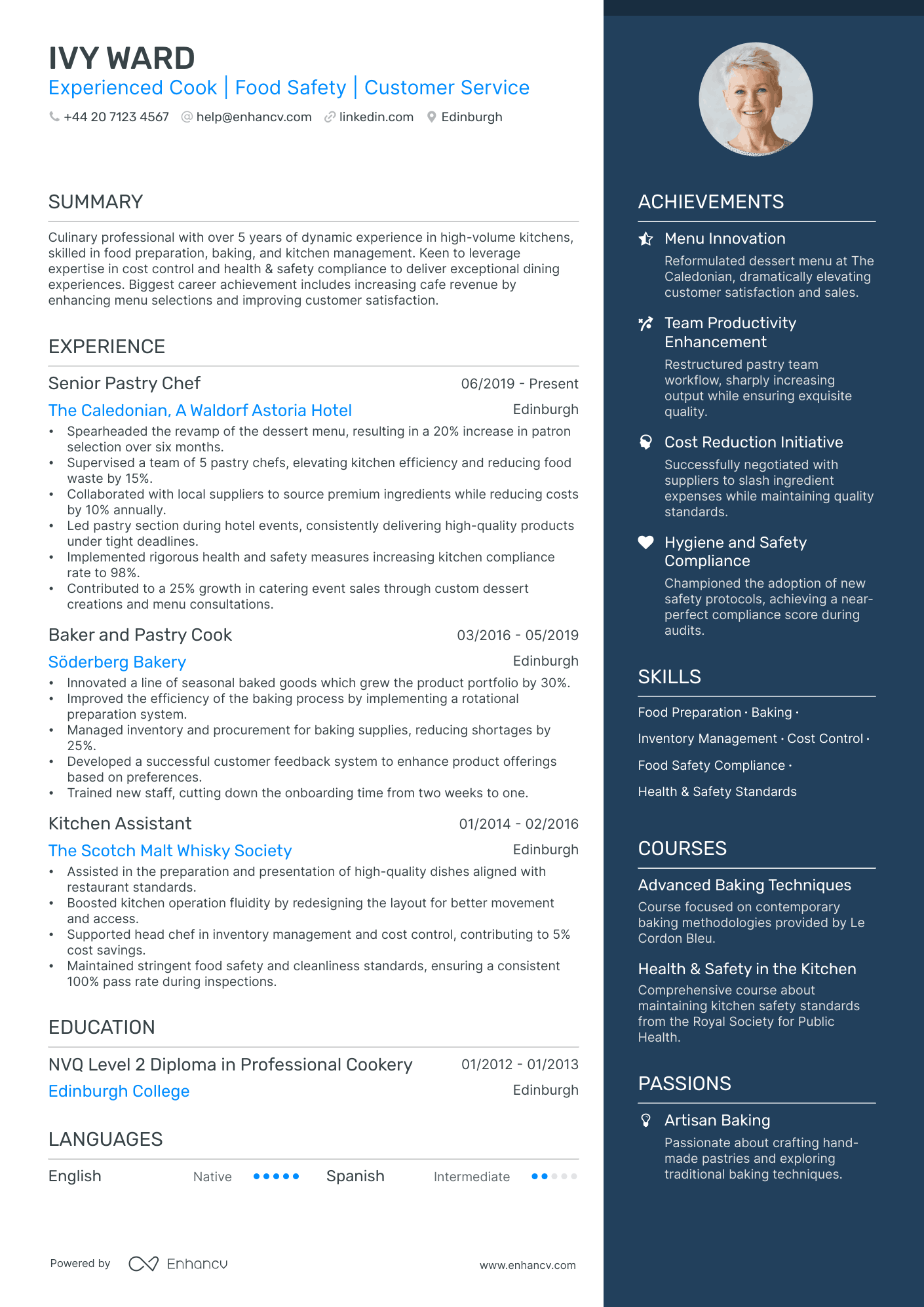 Baker CV Examples & Guide for 2025