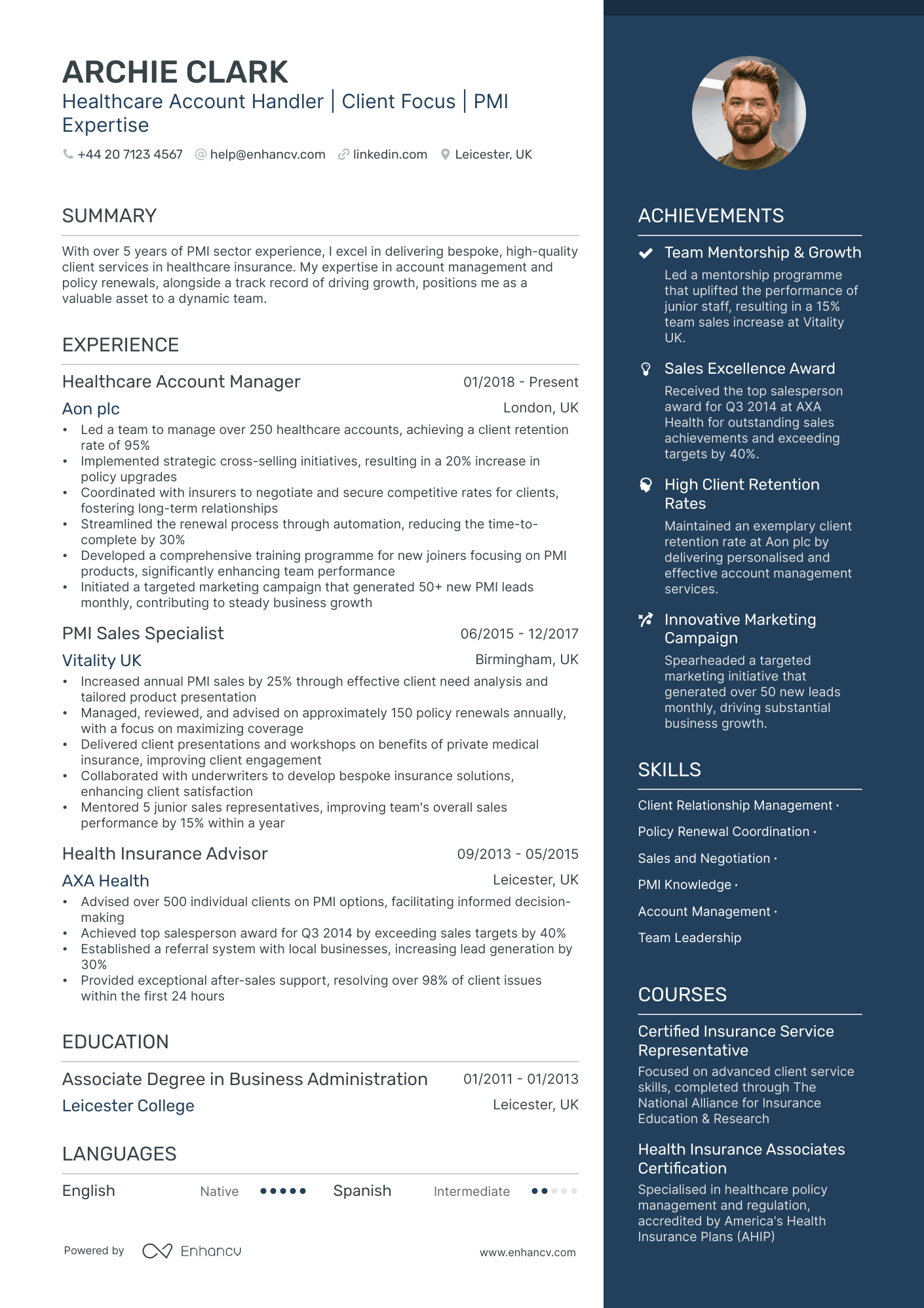 Insurance Broker CV Examples & Guide for 2025