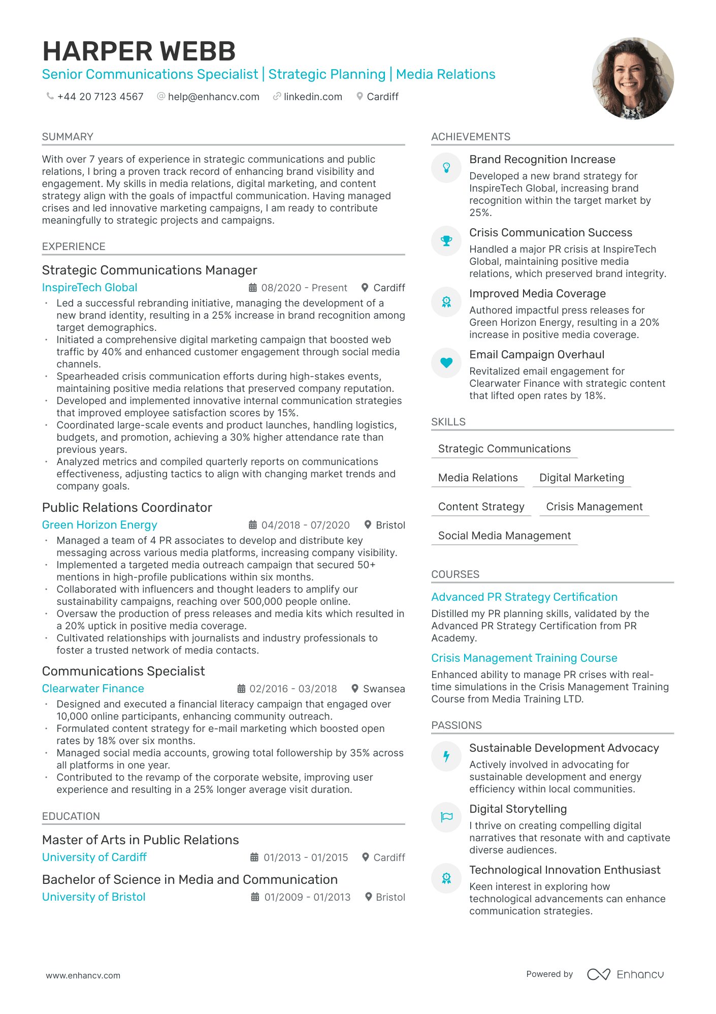 Communications Officer CV Examples & Guide for 2025