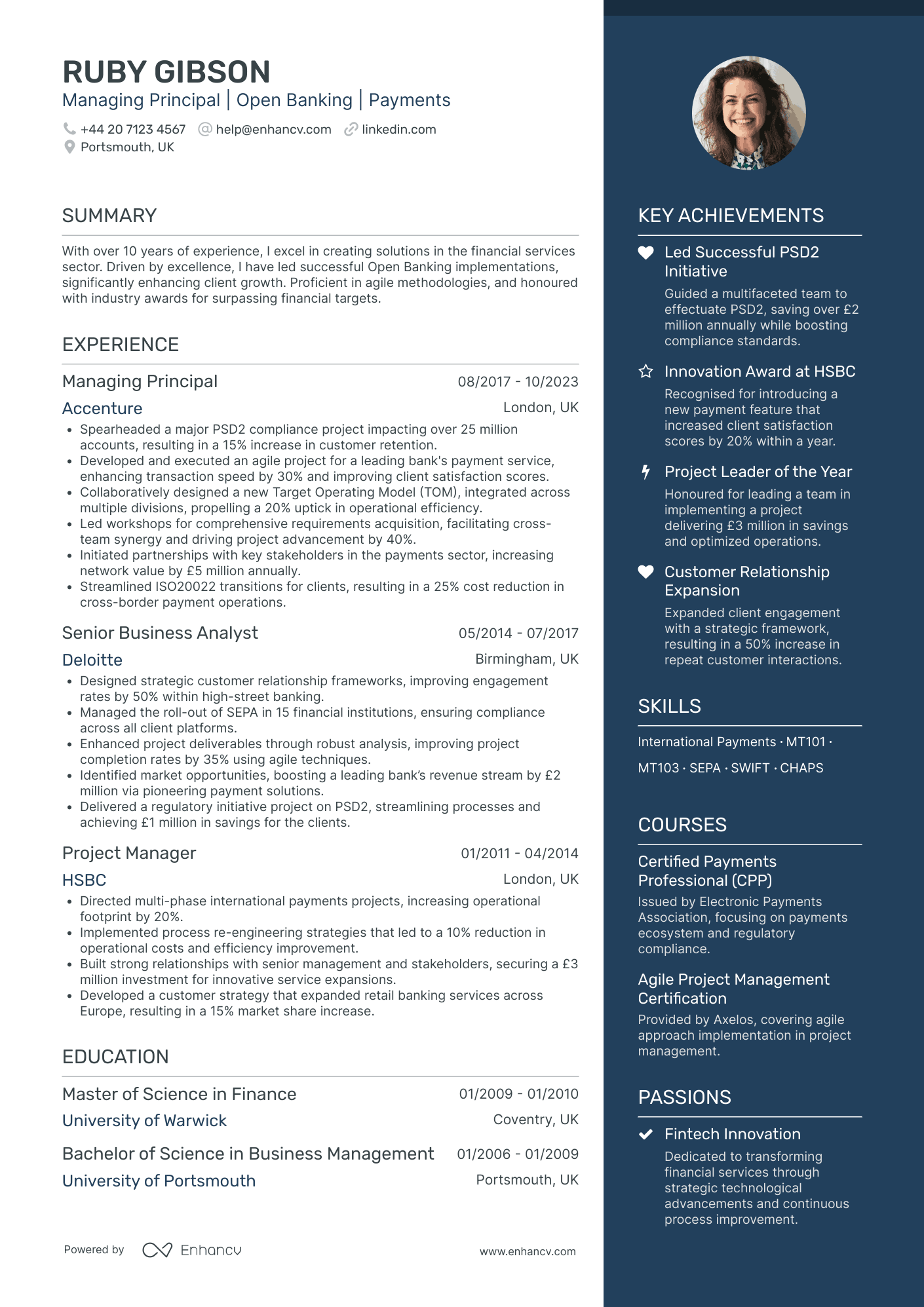 Banking CV Examples & Guide for 2025