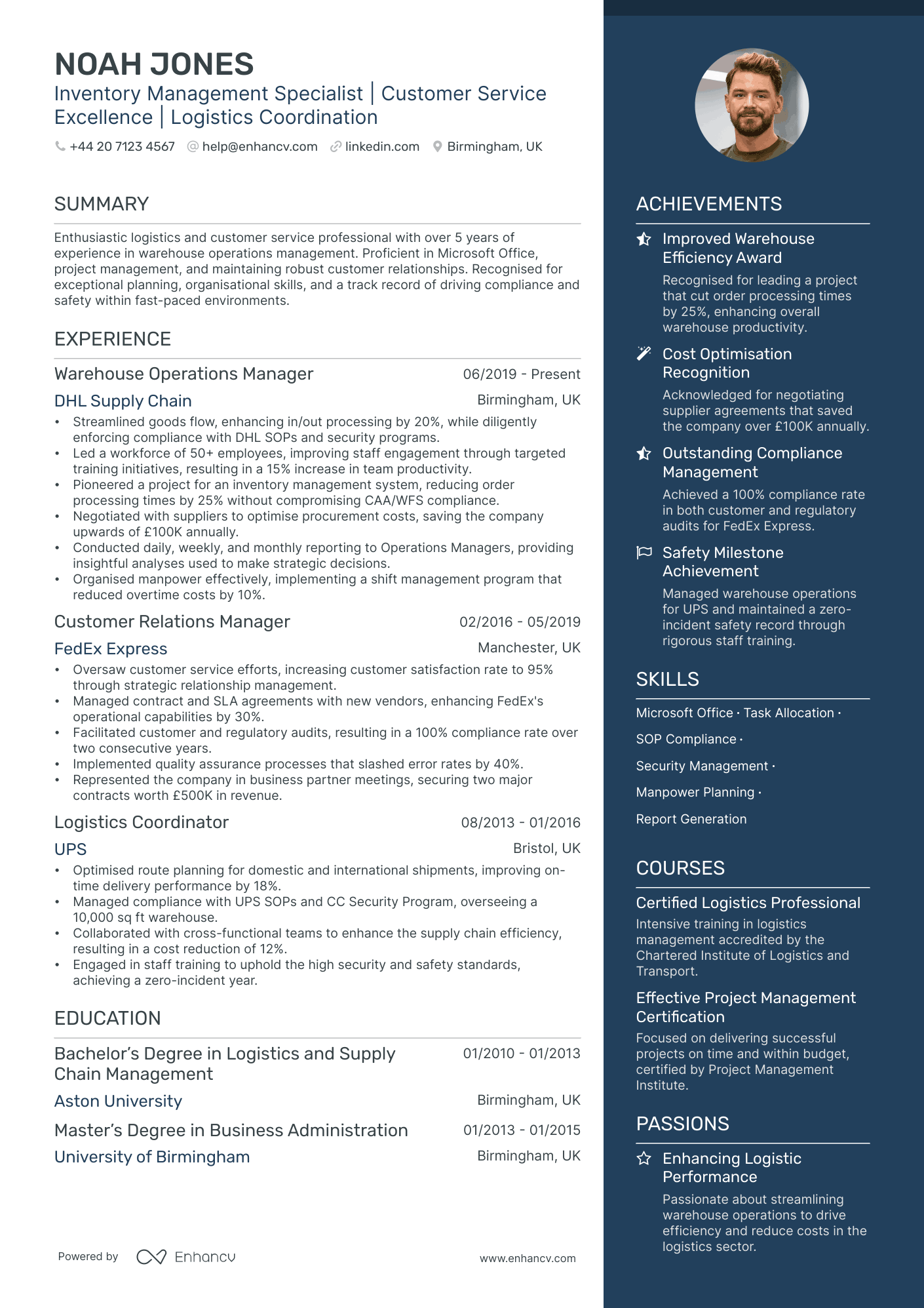 Customer Service Manager CV Examples & Guide for 2025