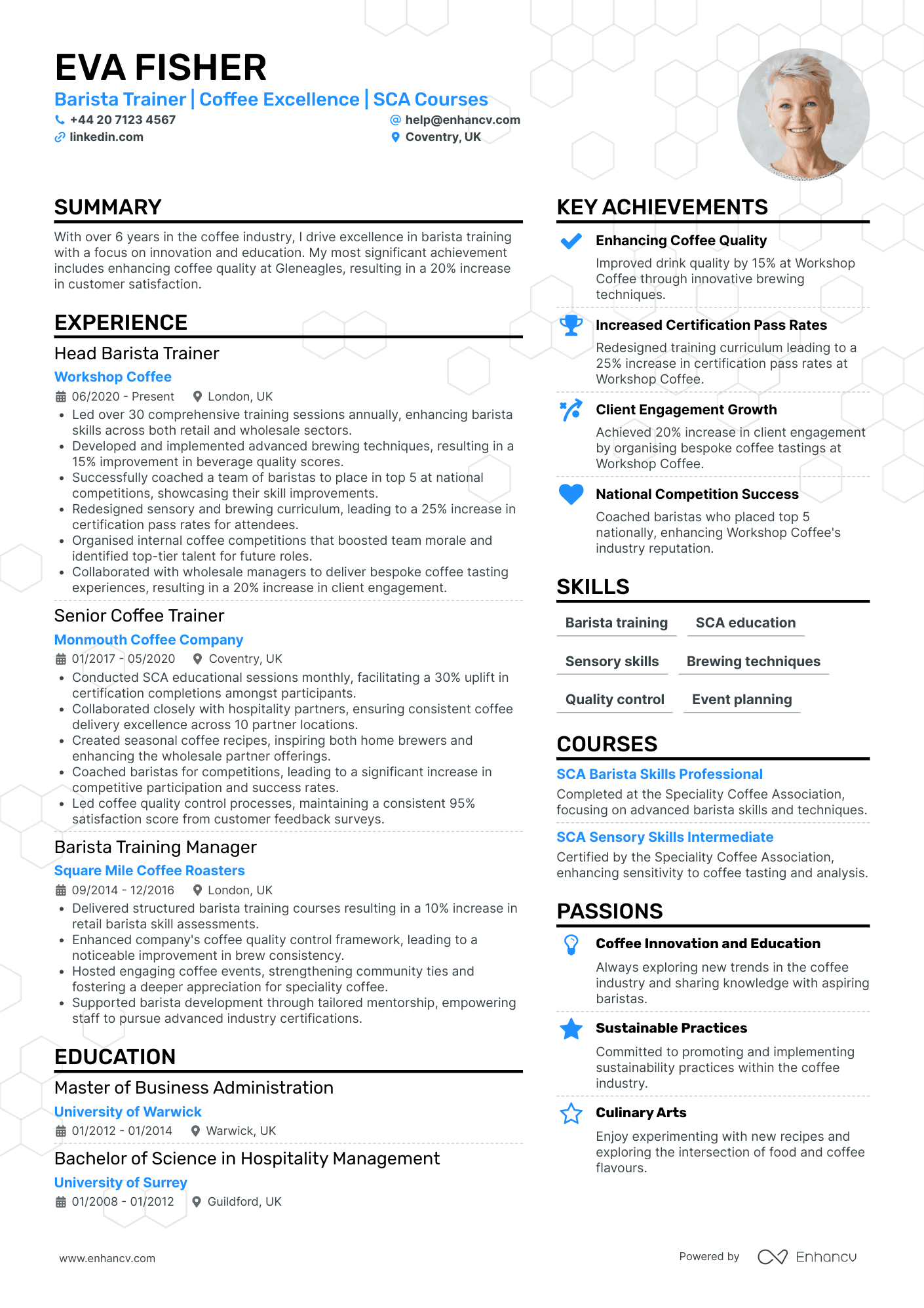 Barista CV Examples & Guide for 2026