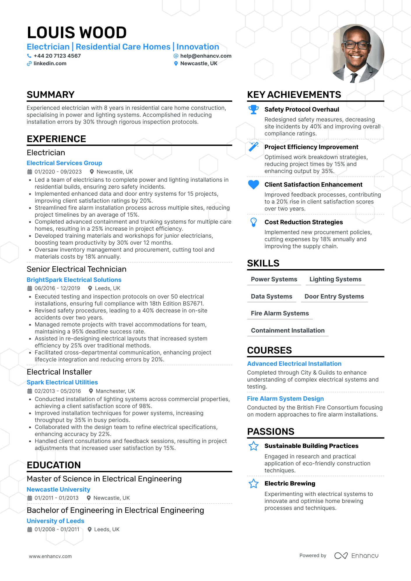Electrician CV Examples & Guide for 2026