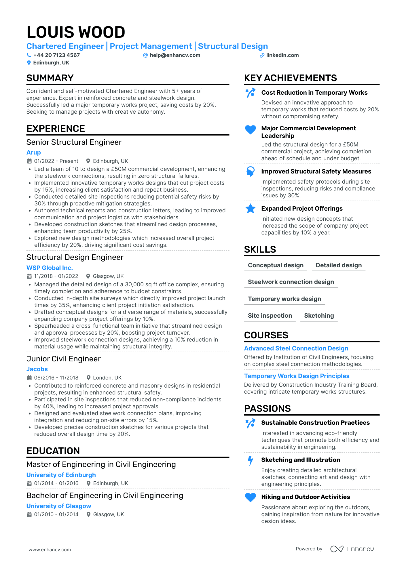 Project Engineer CV Examples & Guide for 2025