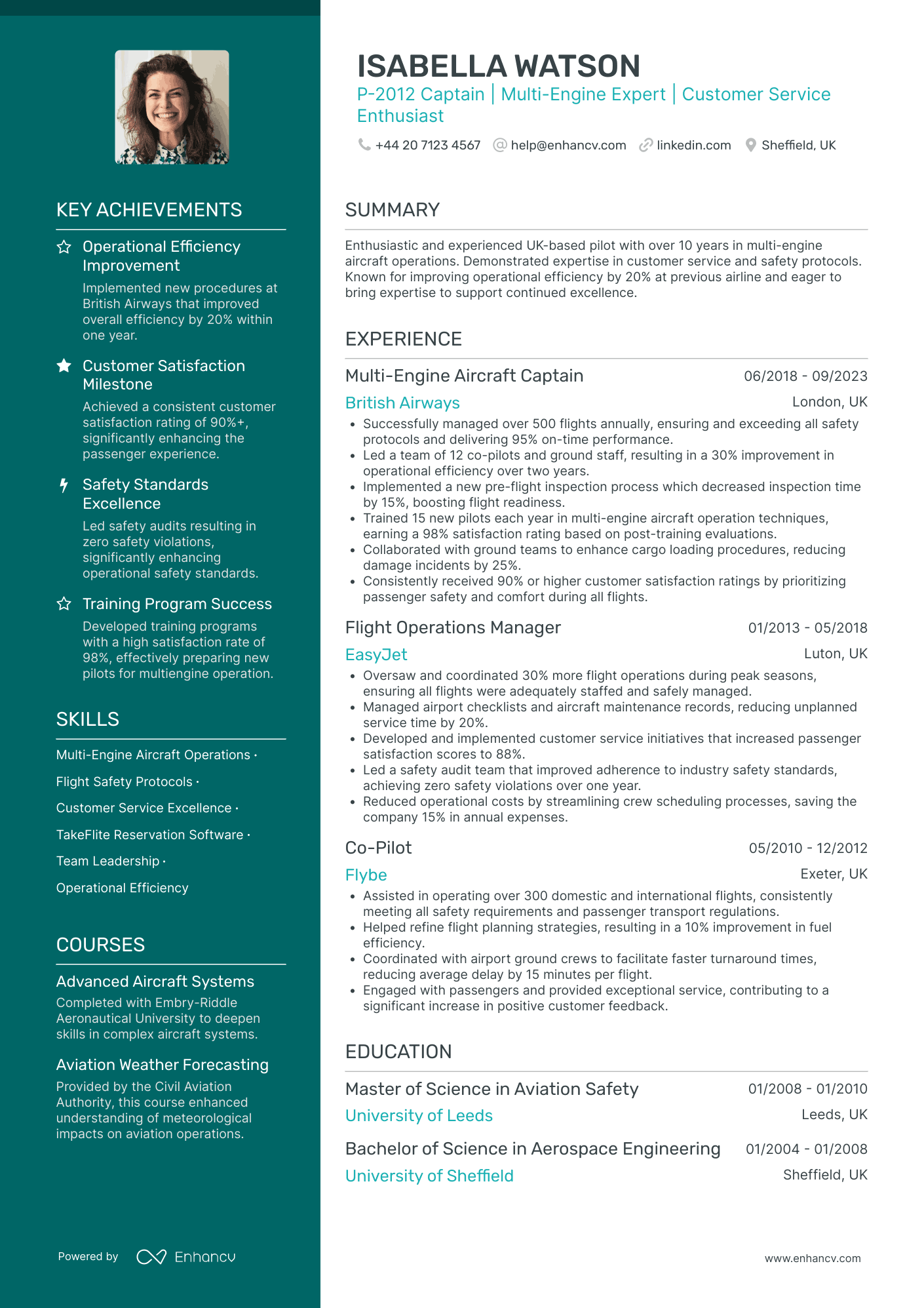 Pilot CV Examples & Guide for 2026