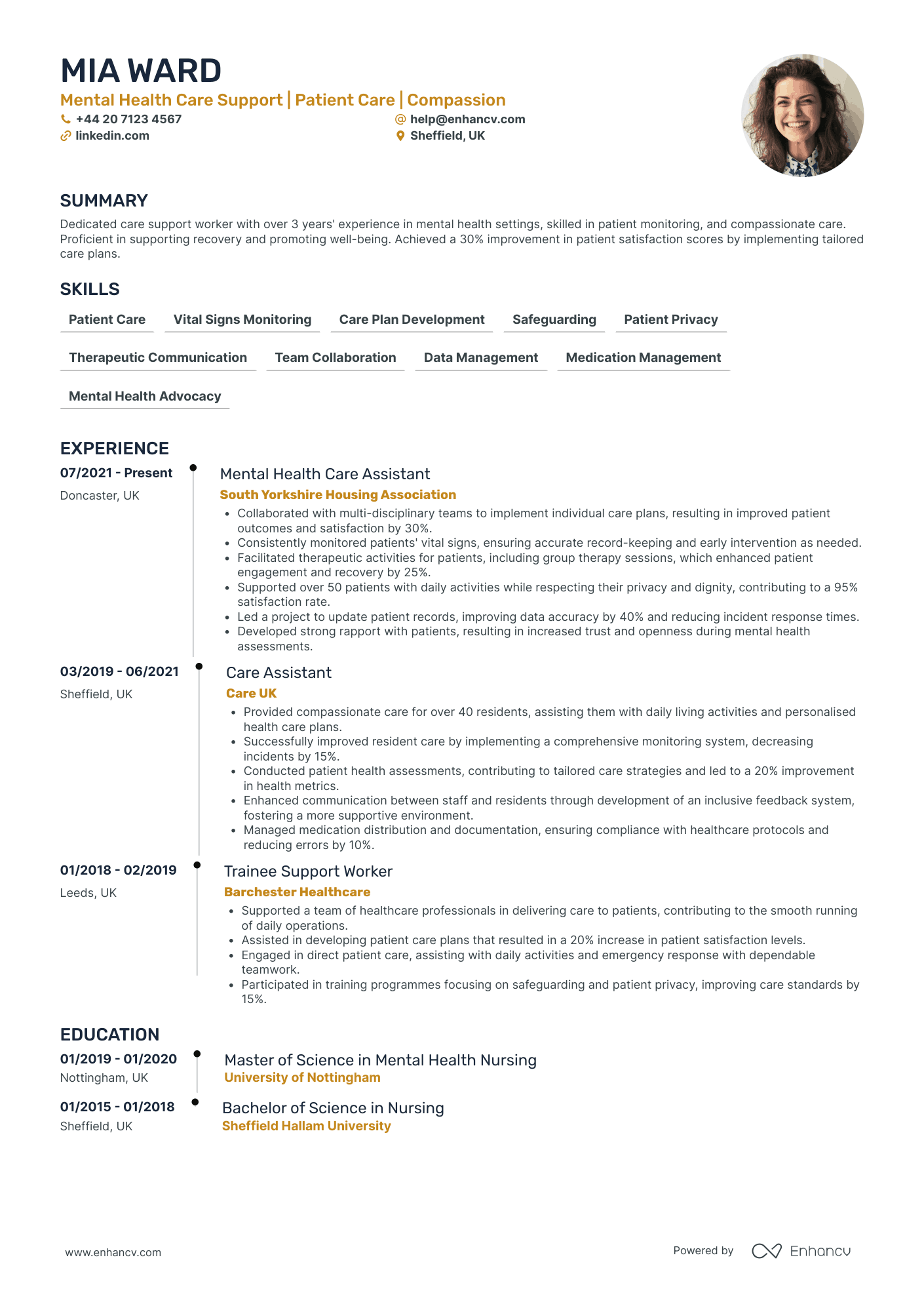 Care Worker CV Examples & Guide for 2026