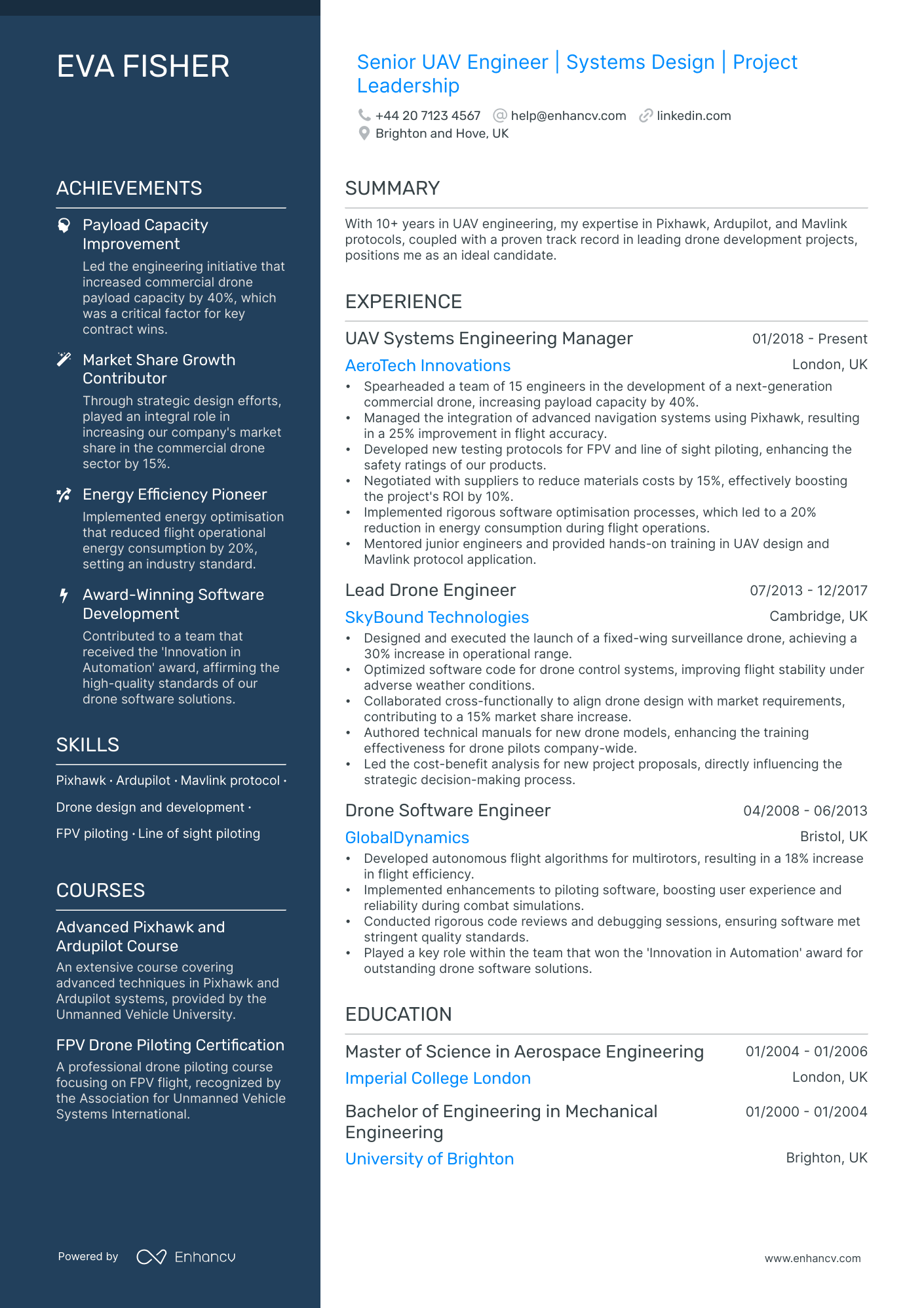 Pilot CV Examples & Guide for 2025