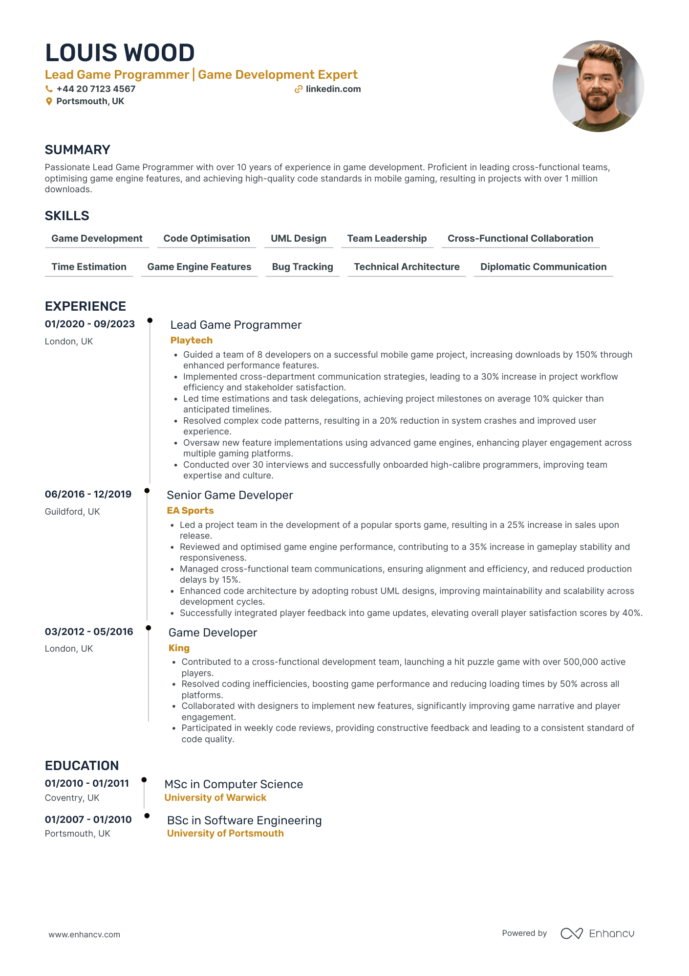 Programmer CV Examples & Guide for 2025