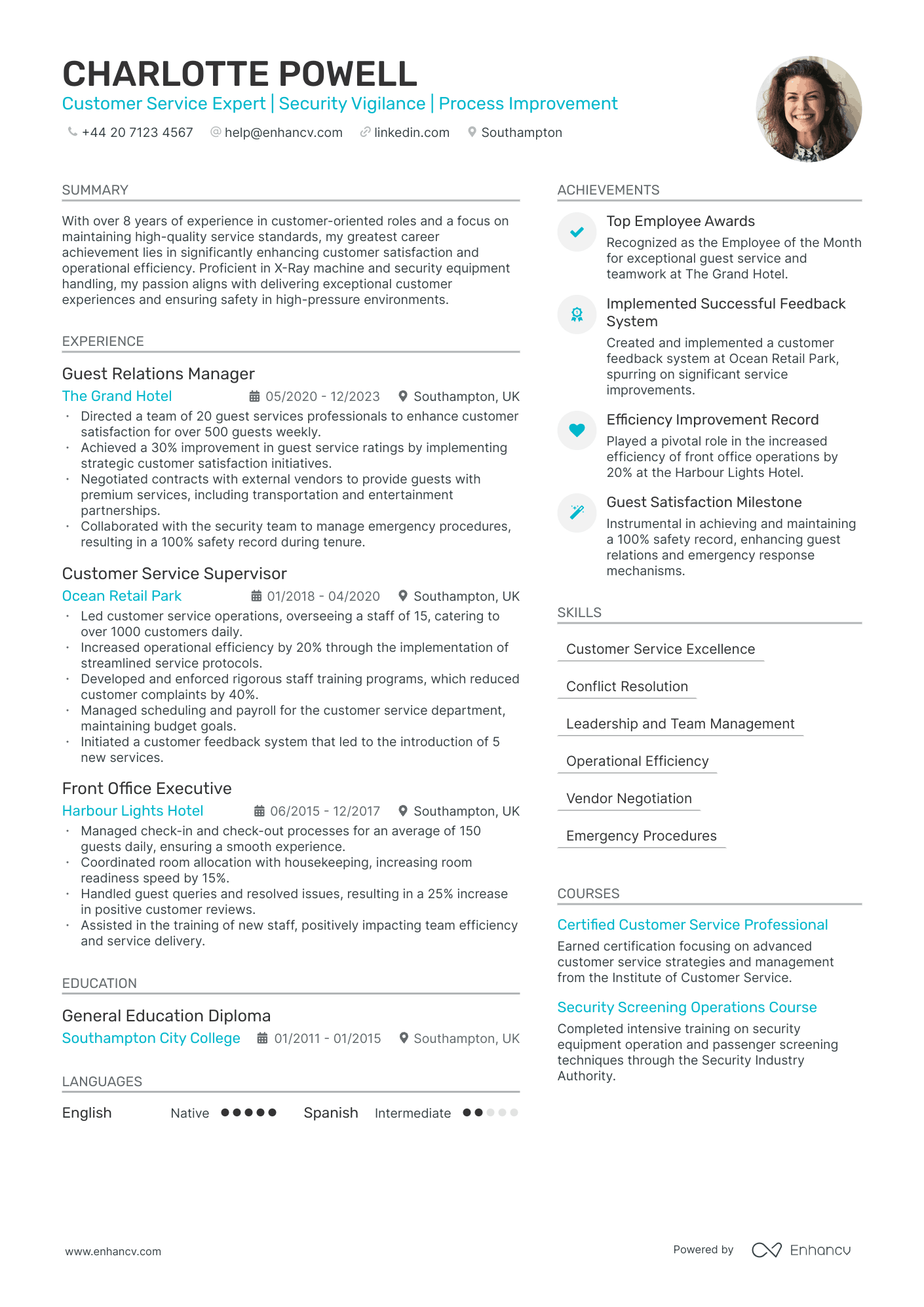 Security Officer CV Examples & Guide for 2025