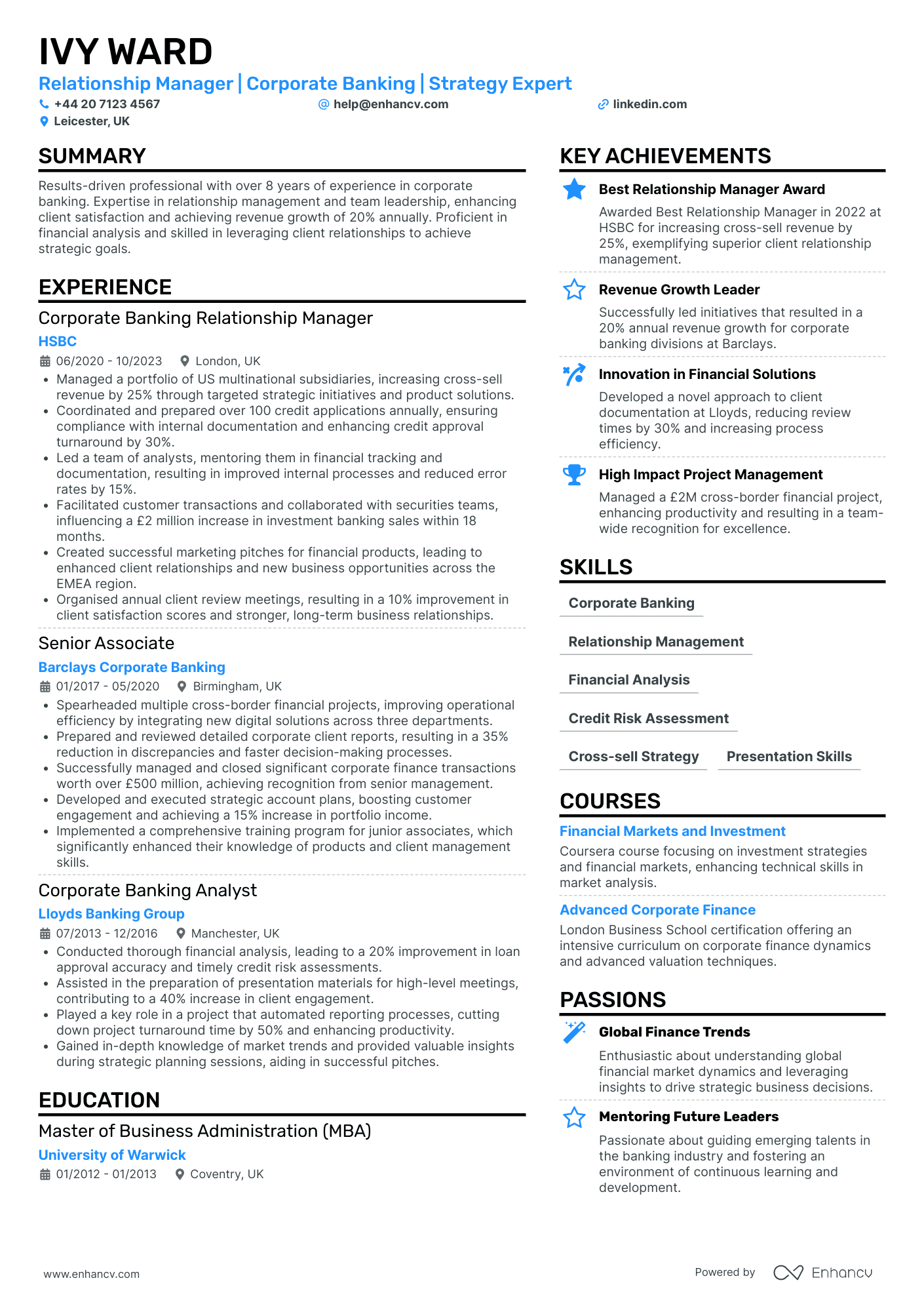 Investment Banking CV Examples & Guide for 2026
