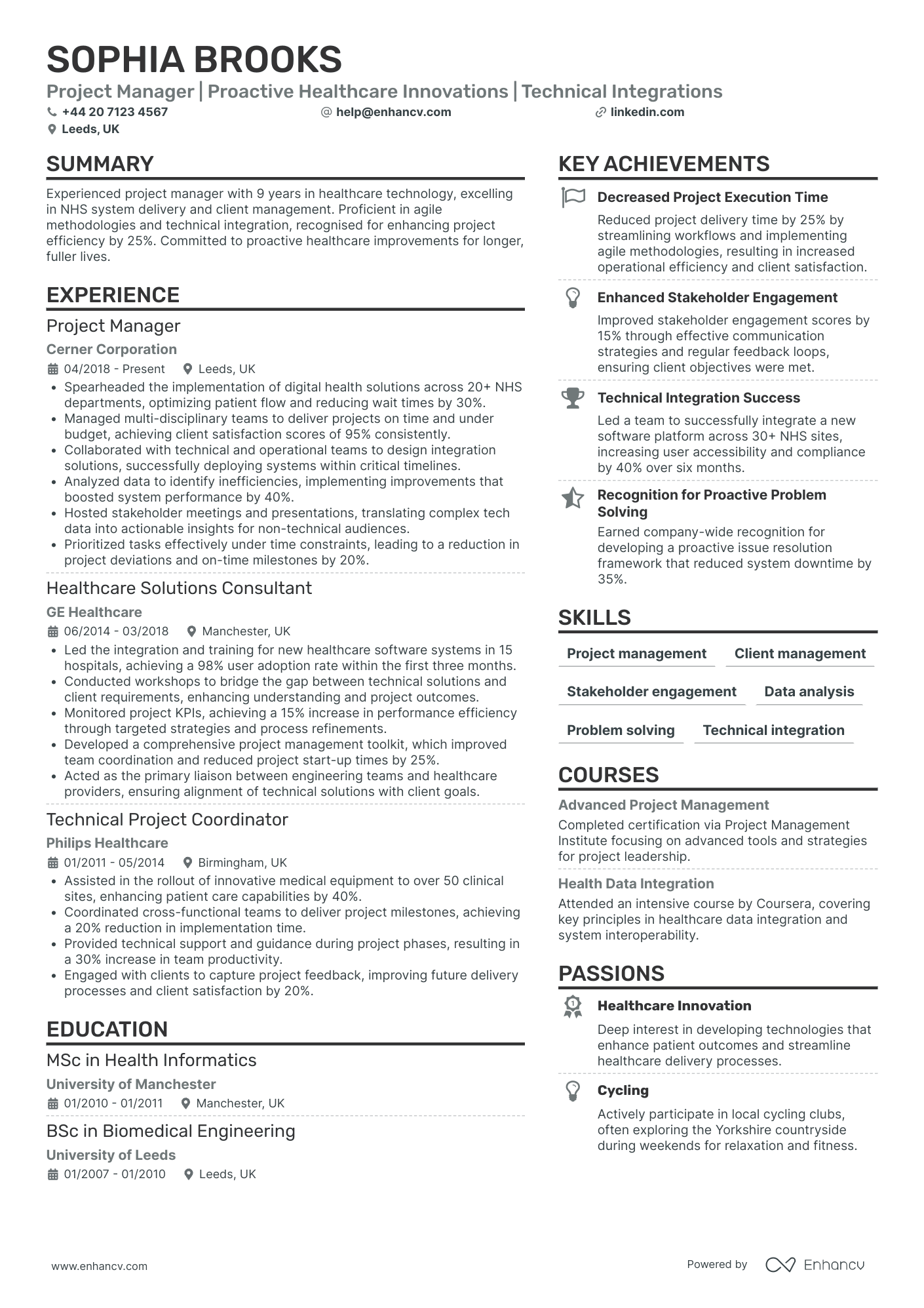 Project Manager CV Examples & Guide for 2026