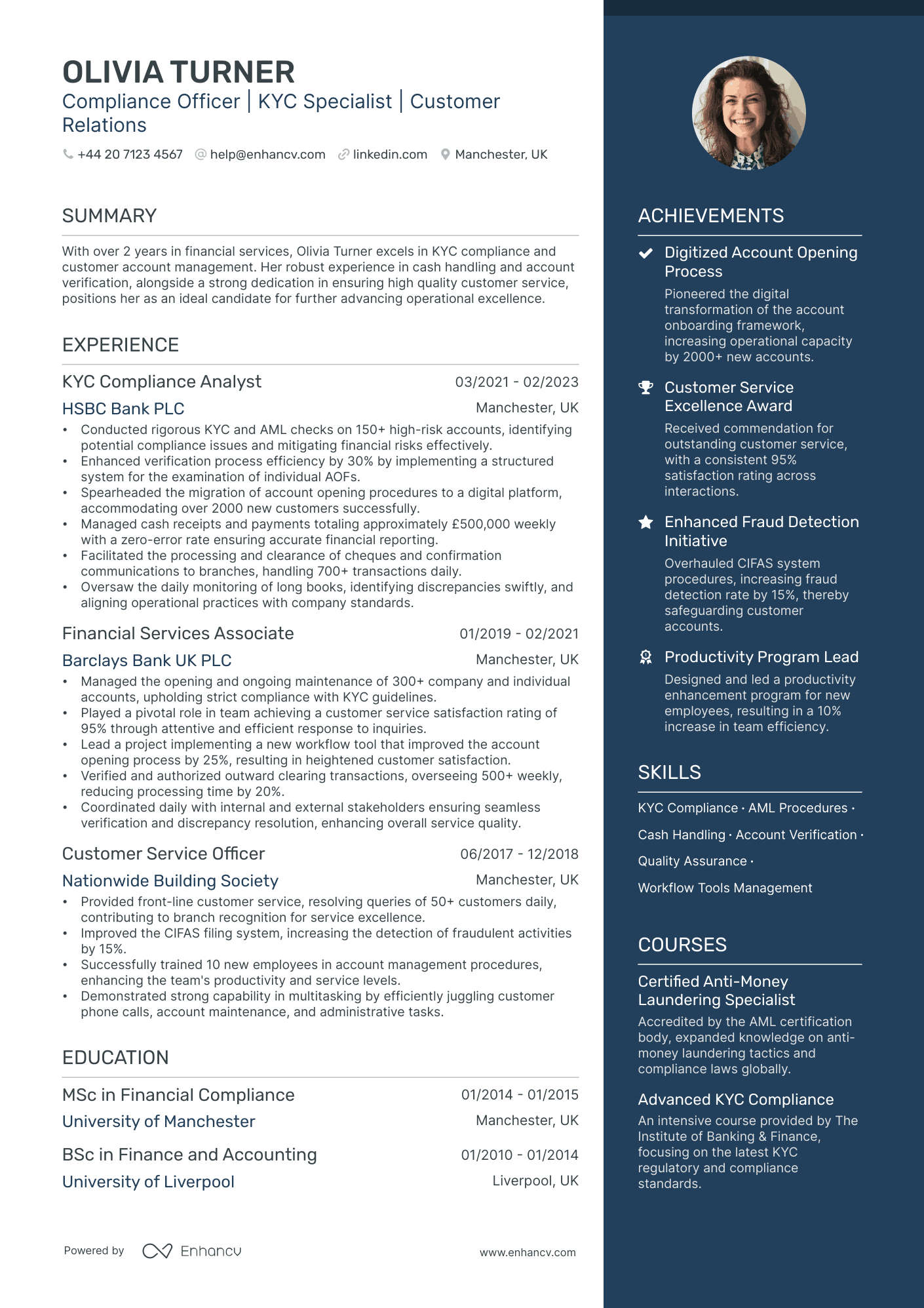 Banking CV Examples & Guide for 2025