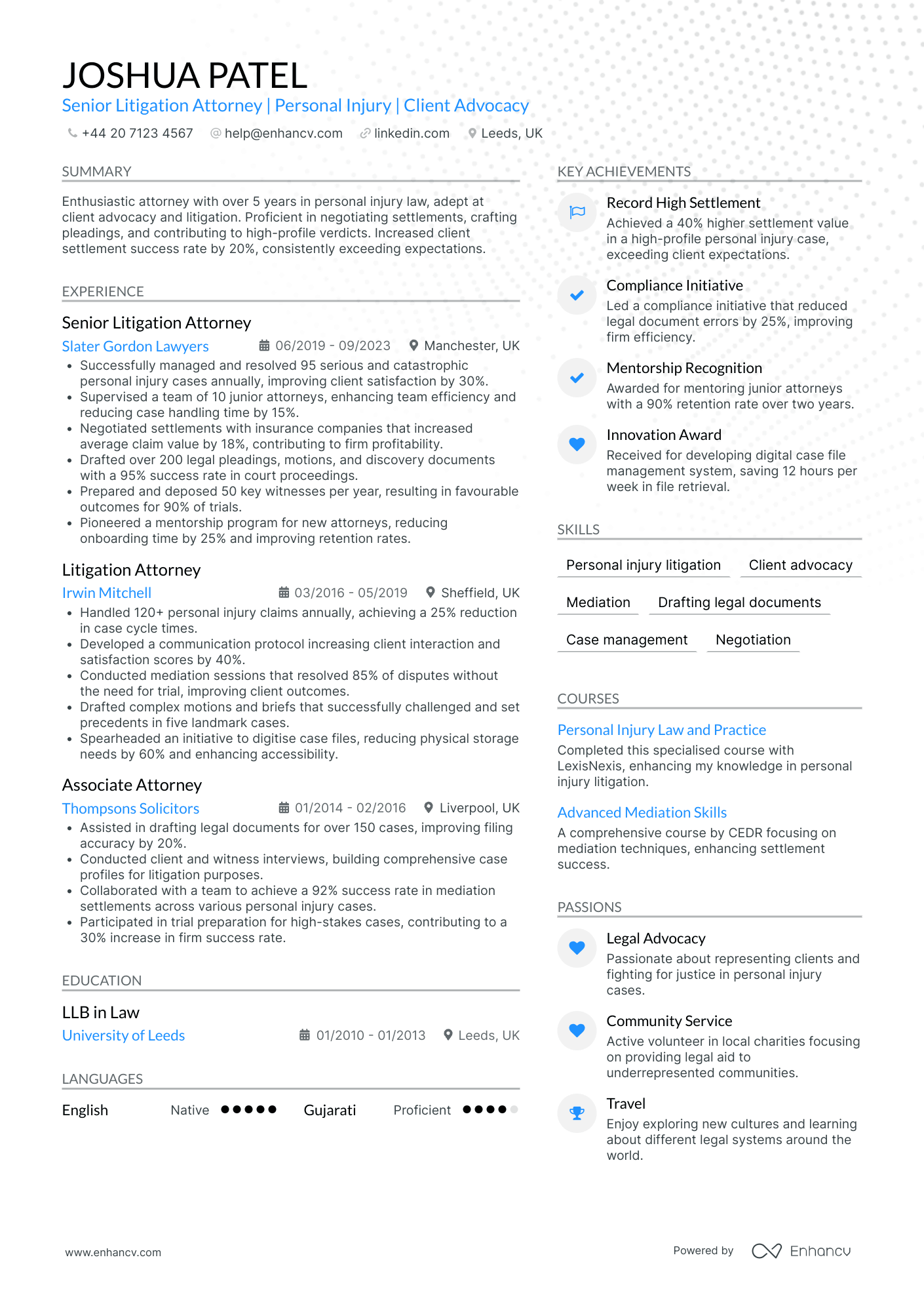 Solicitor CV Examples & Guide for 2026