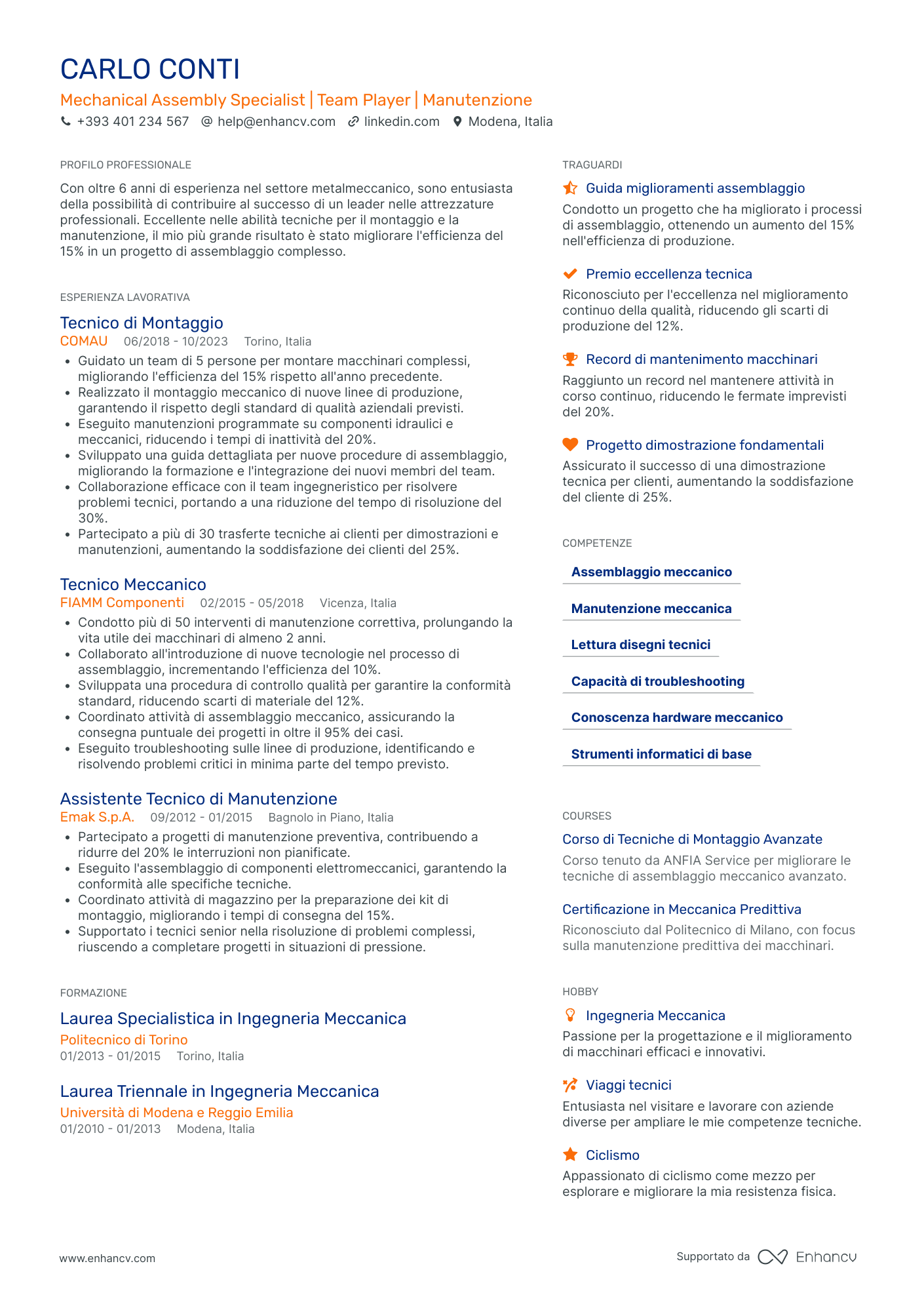 15 Esempi di Curriculum per Operaio che Hanno Fatto Assumere