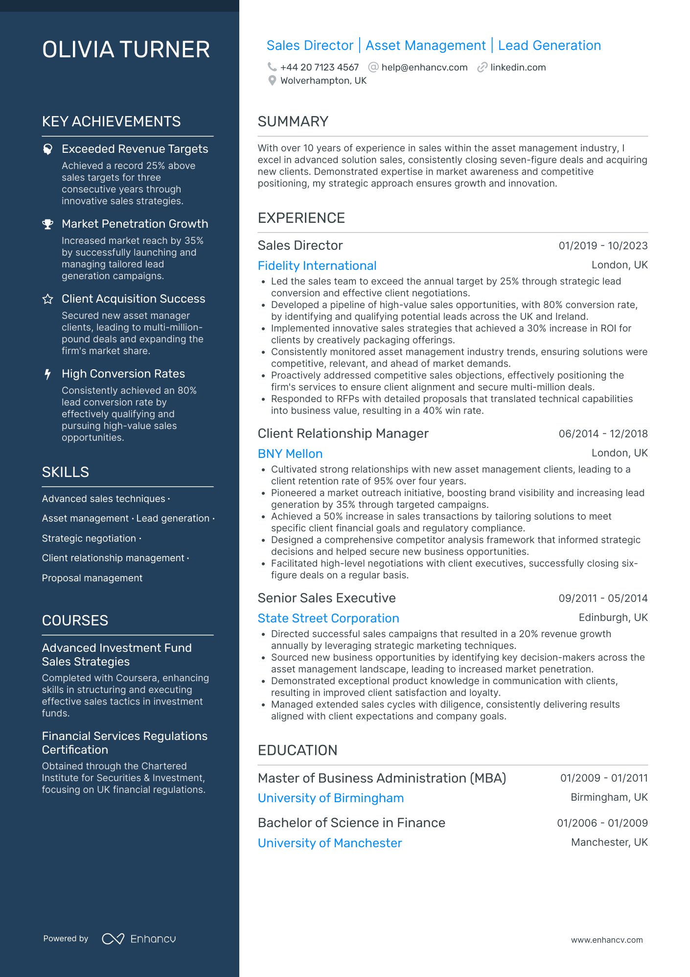 Director CV Examples & Guide for 2026
