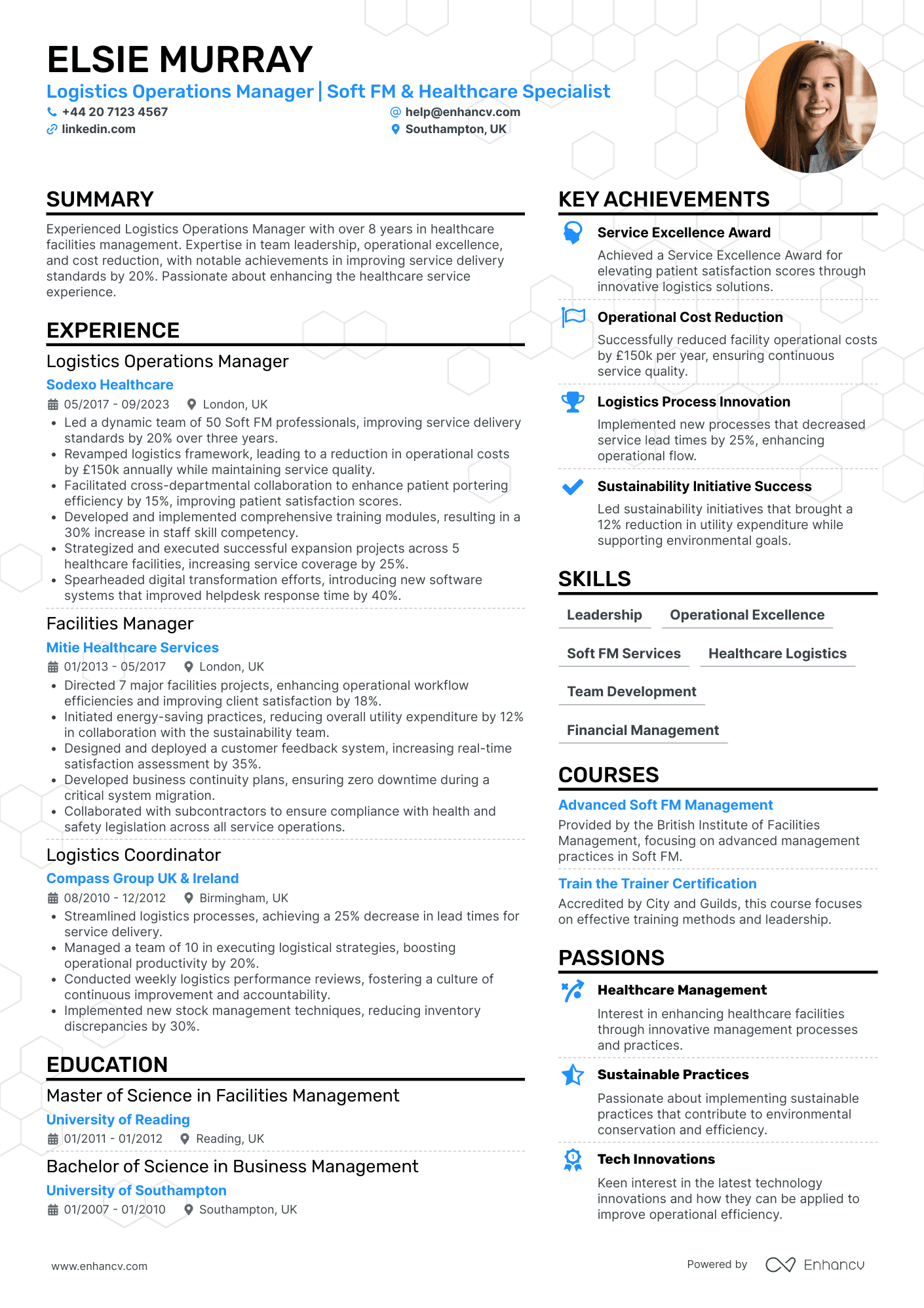 Operations Manager CV Examples & Guide for 2026