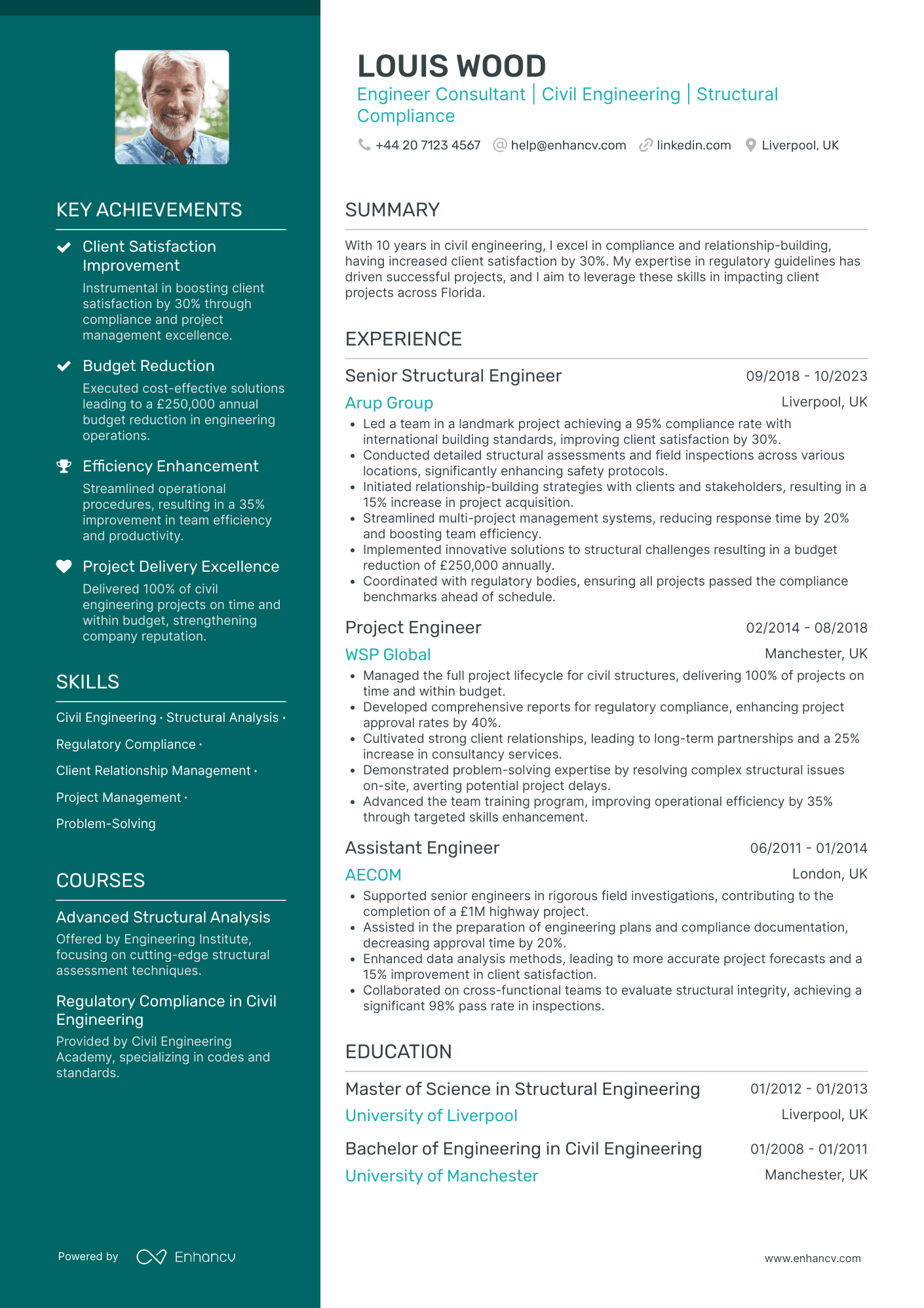 Civil Engineer CV Examples & Guide for 2025