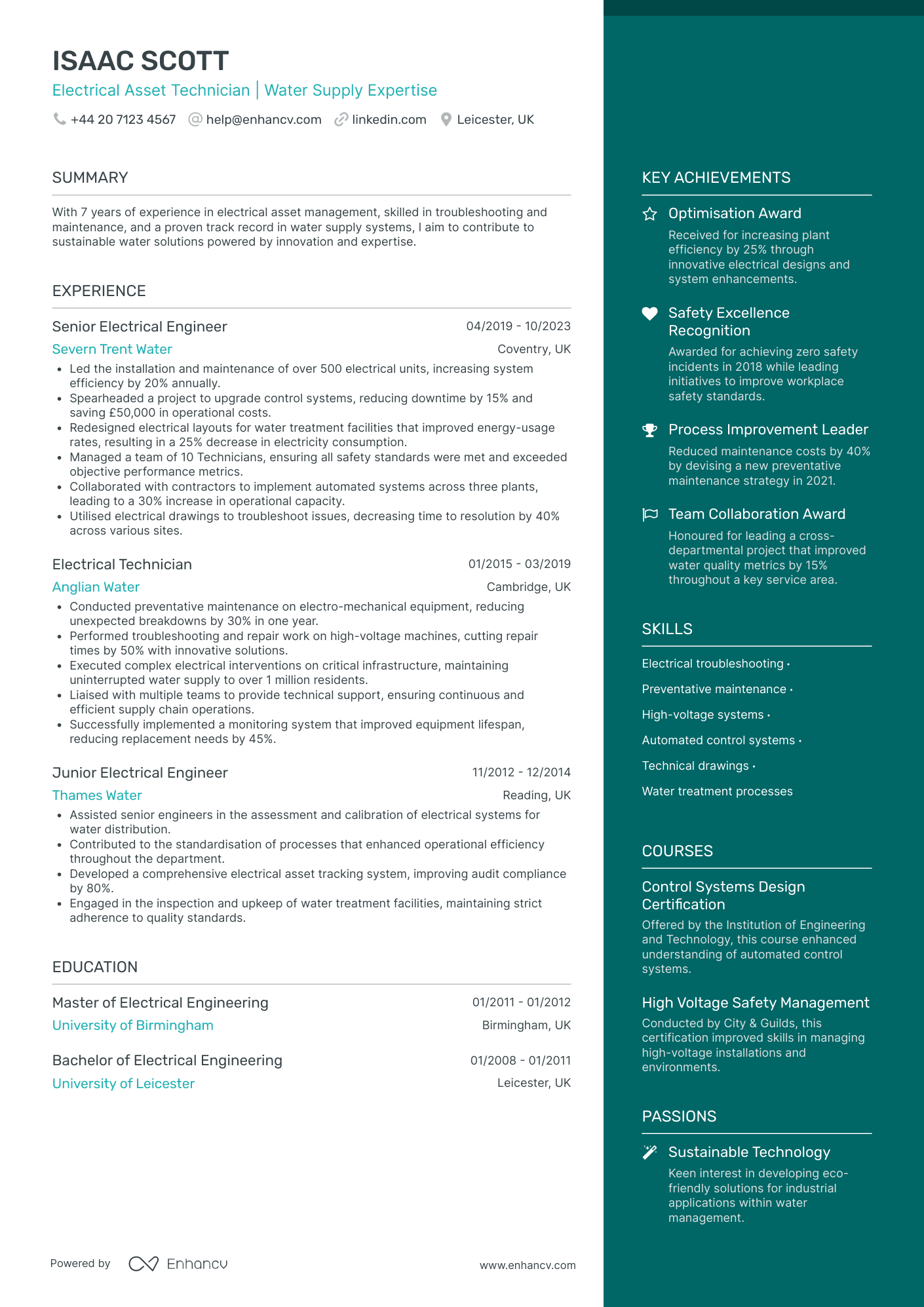 Electrician CV Examples & Guide for 2026