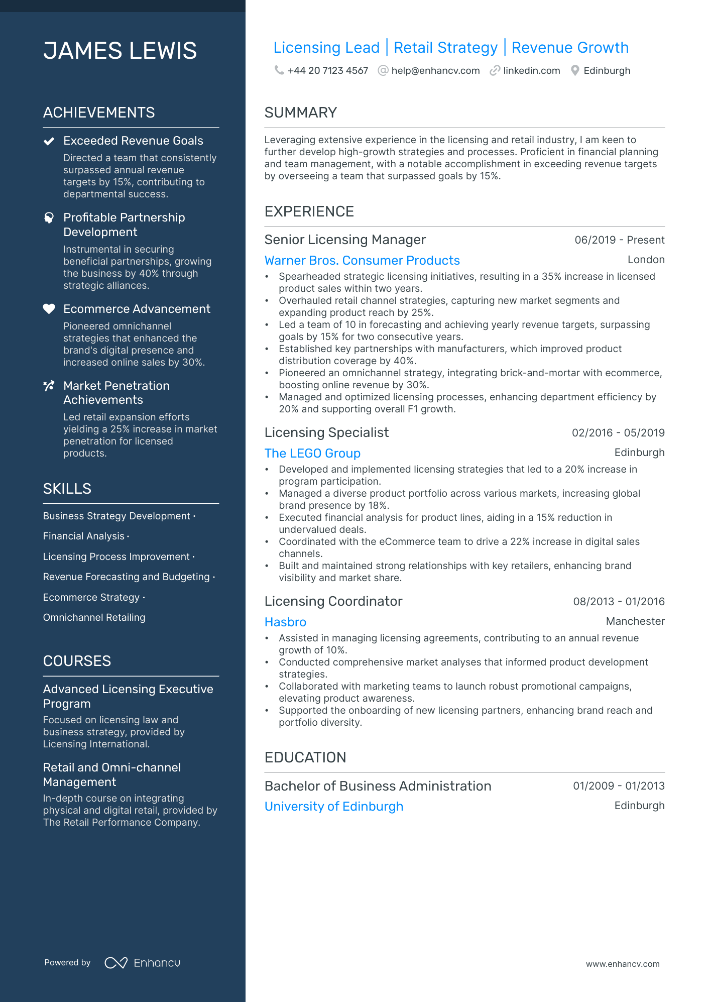 Retail CV Examples & Guide for 2025