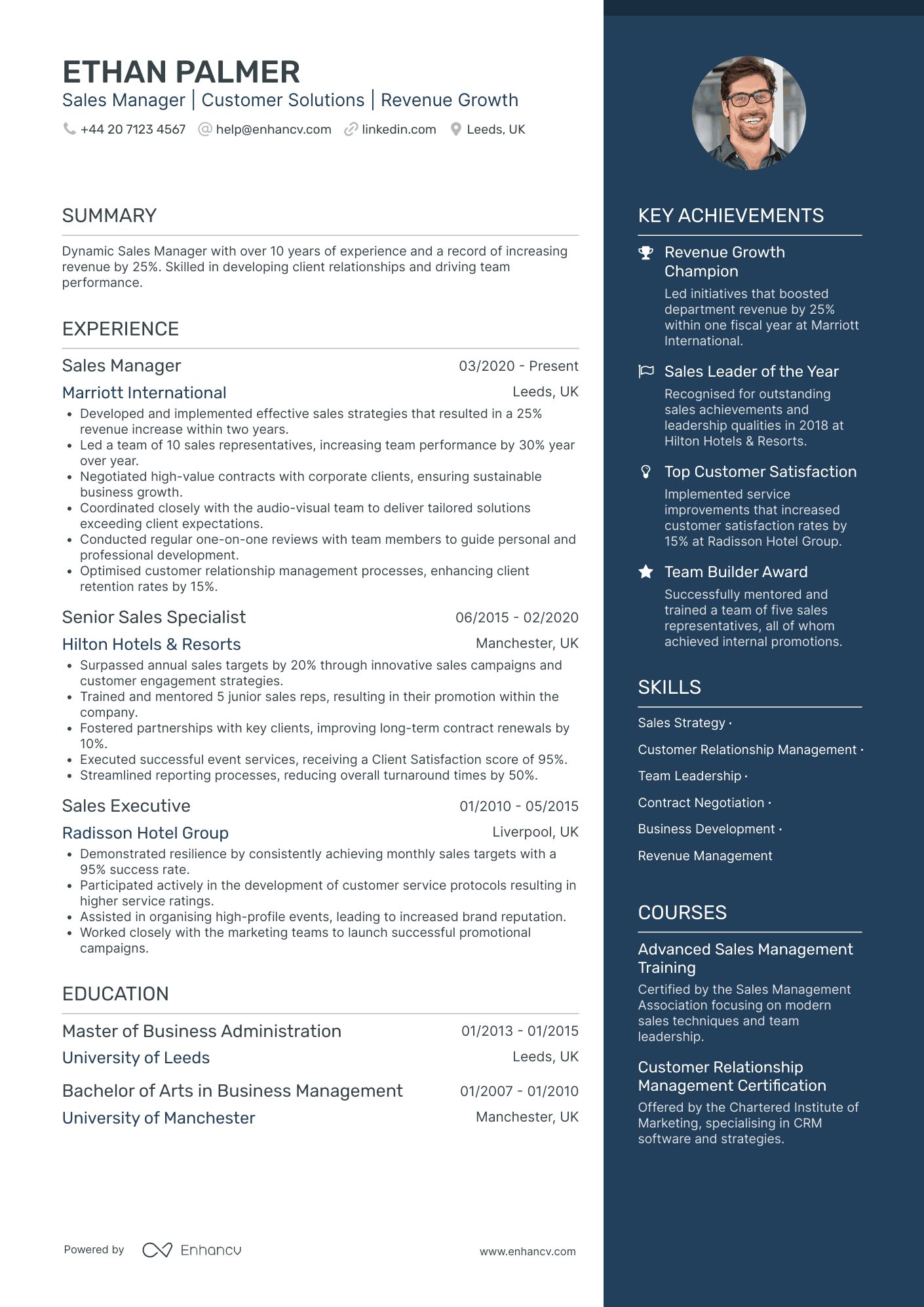 Hospitality CV Examples & Guide for 2026