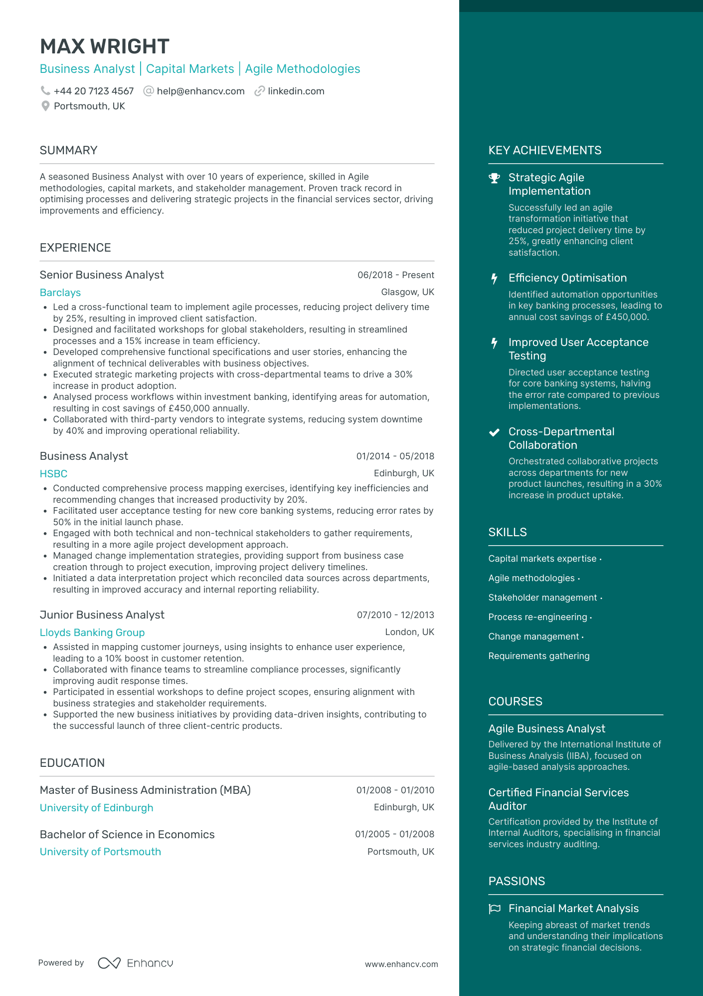 Banking CV Examples & Guide for 2026