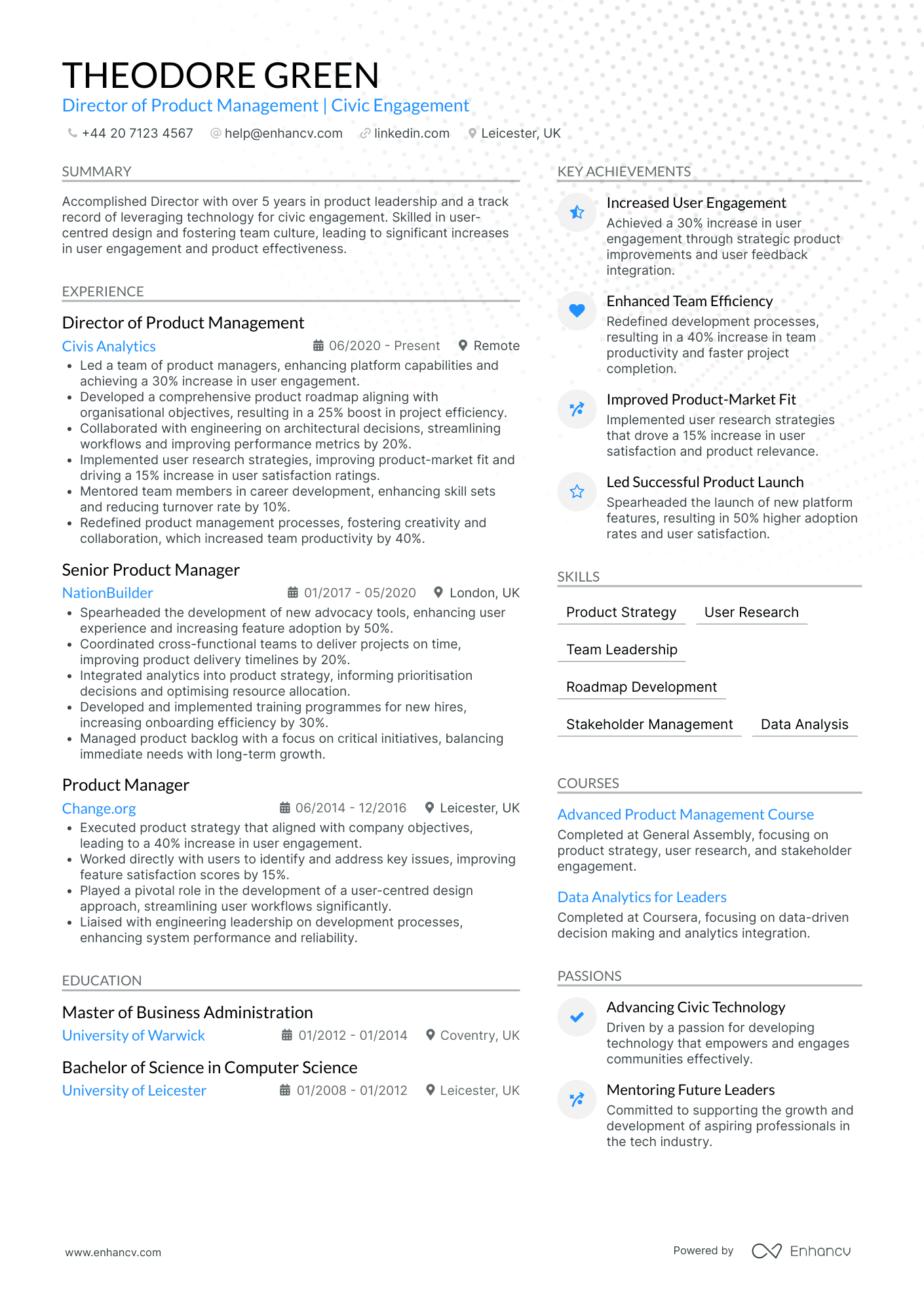 Director CV Examples & Guide for 2026