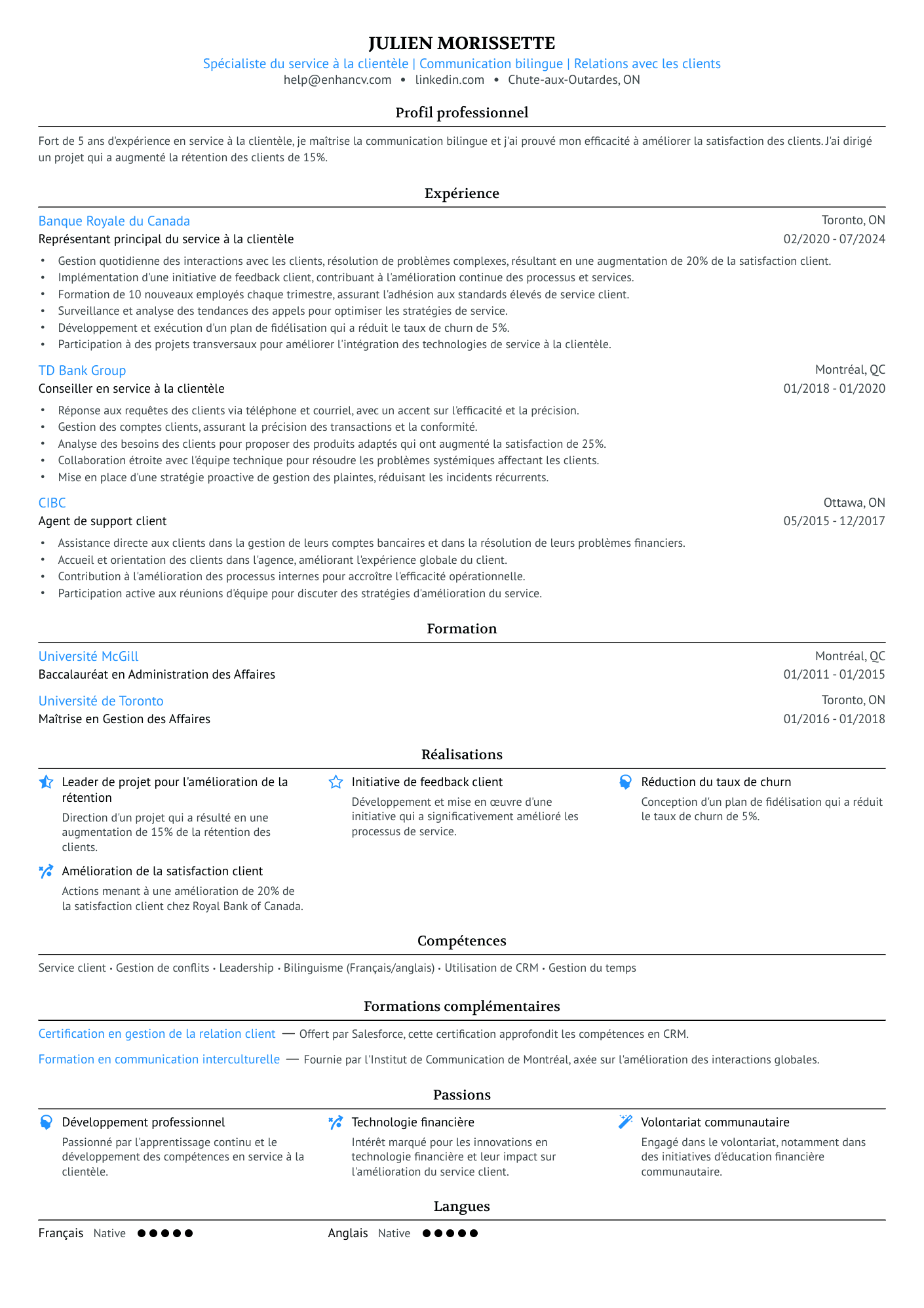 CV Canadien (+10 Exemples de CV à Remplir pour le Canada)