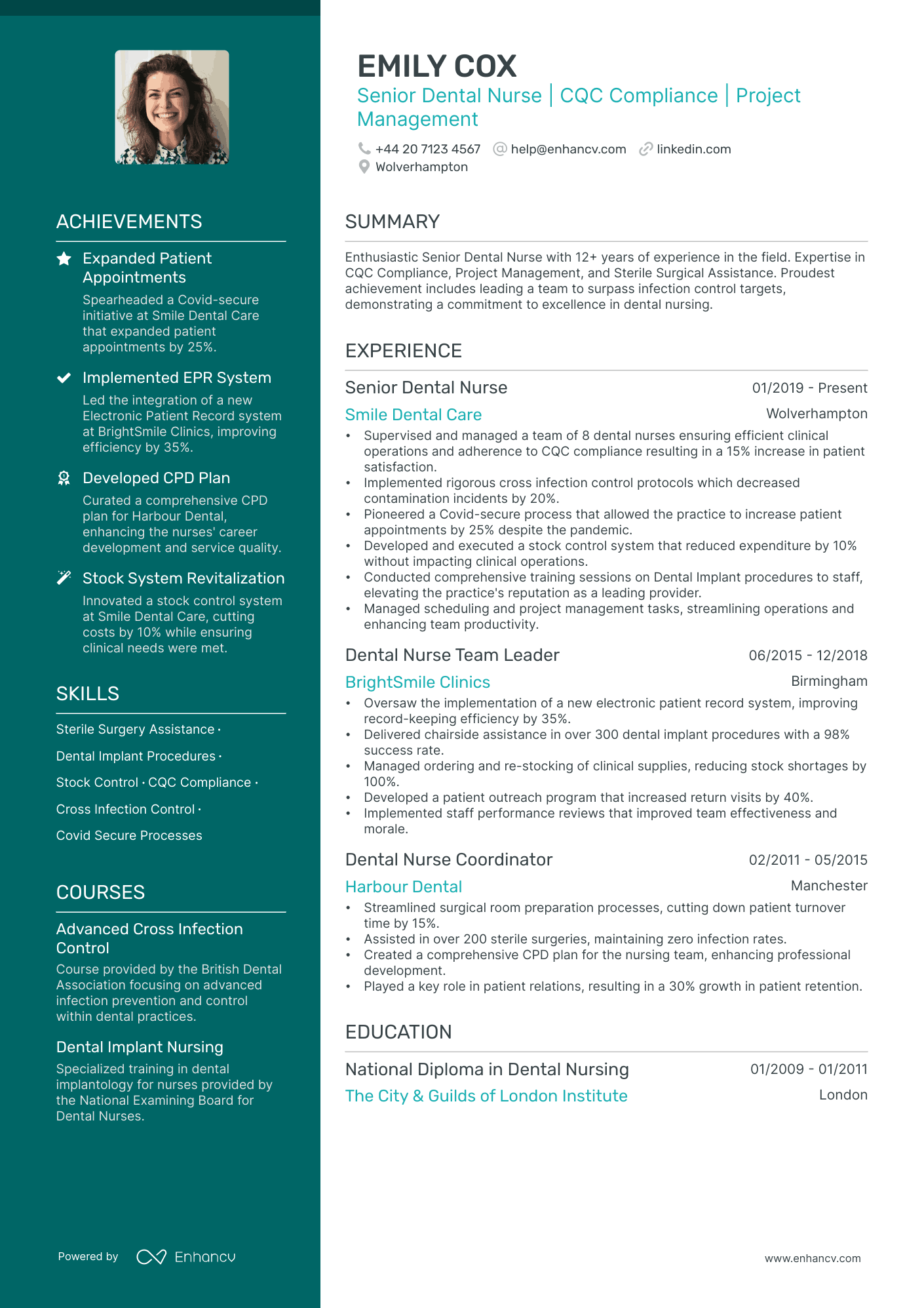 Dental Nurse CV Examples & Guide for 2025