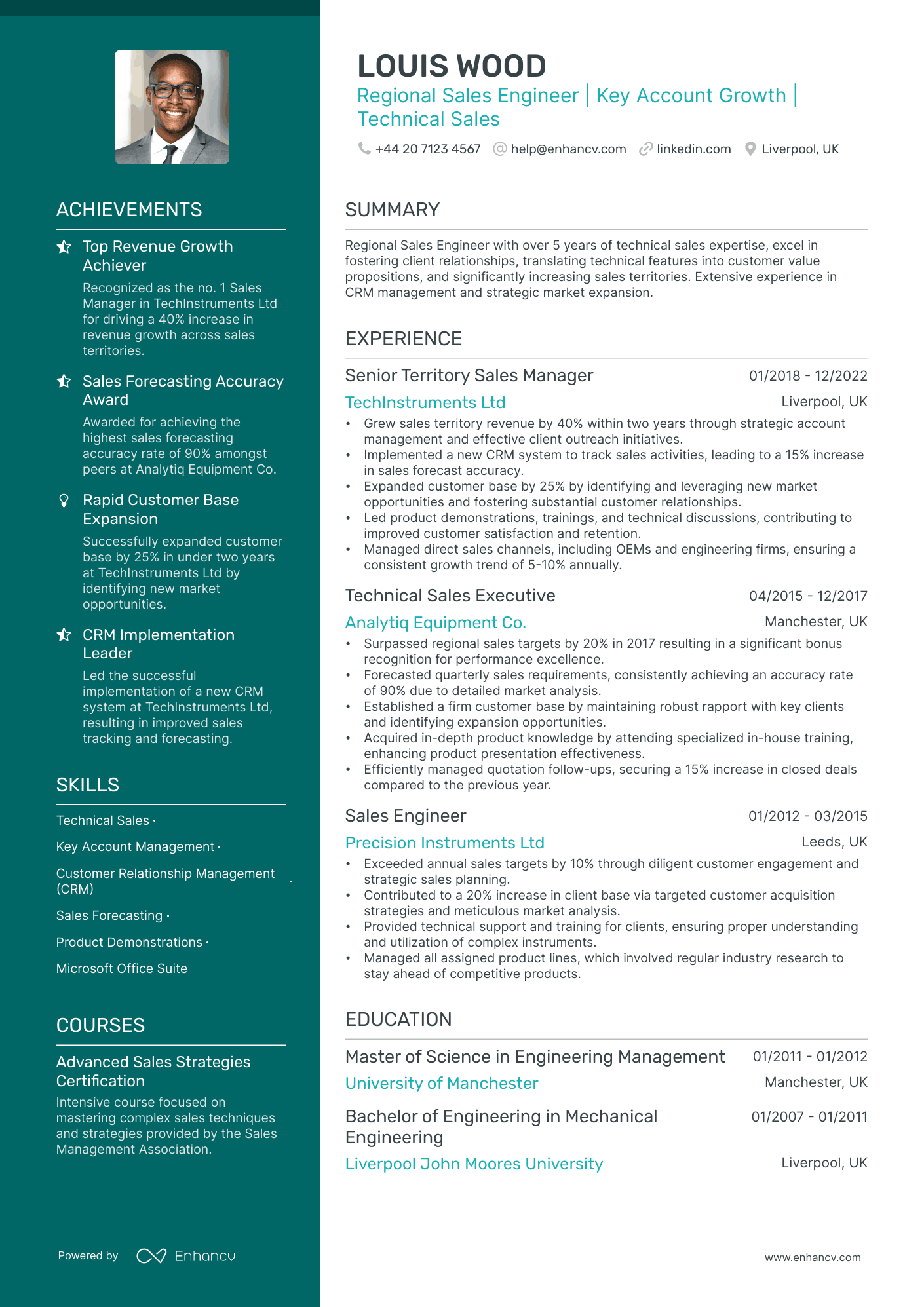 Sales Engineer CV Examples & Guide for 2025