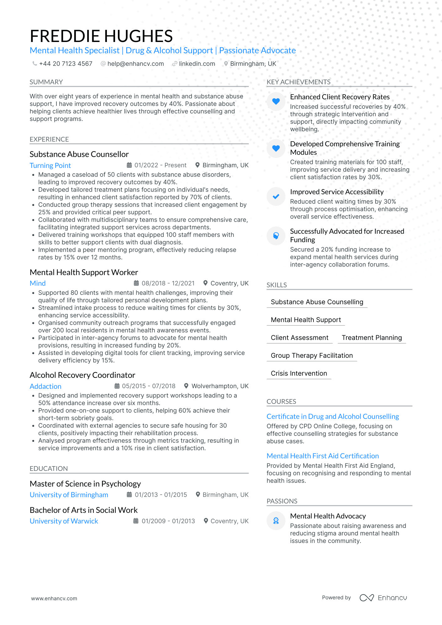 Support Worker CV Examples & Guide for 2025