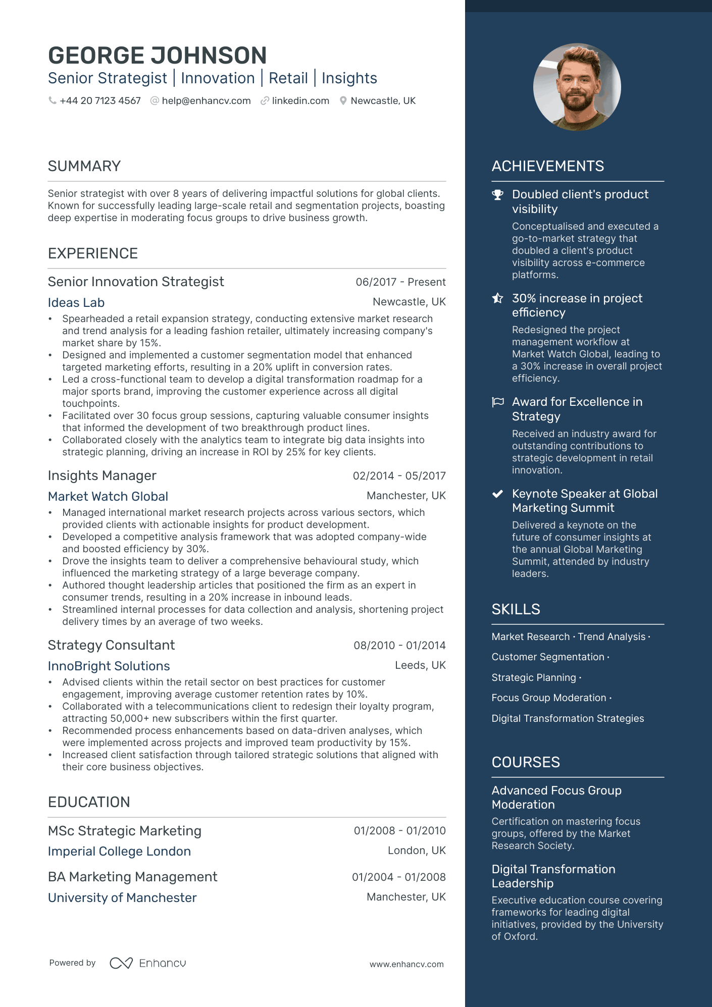 Freelancer CV Examples & Guide for 2025