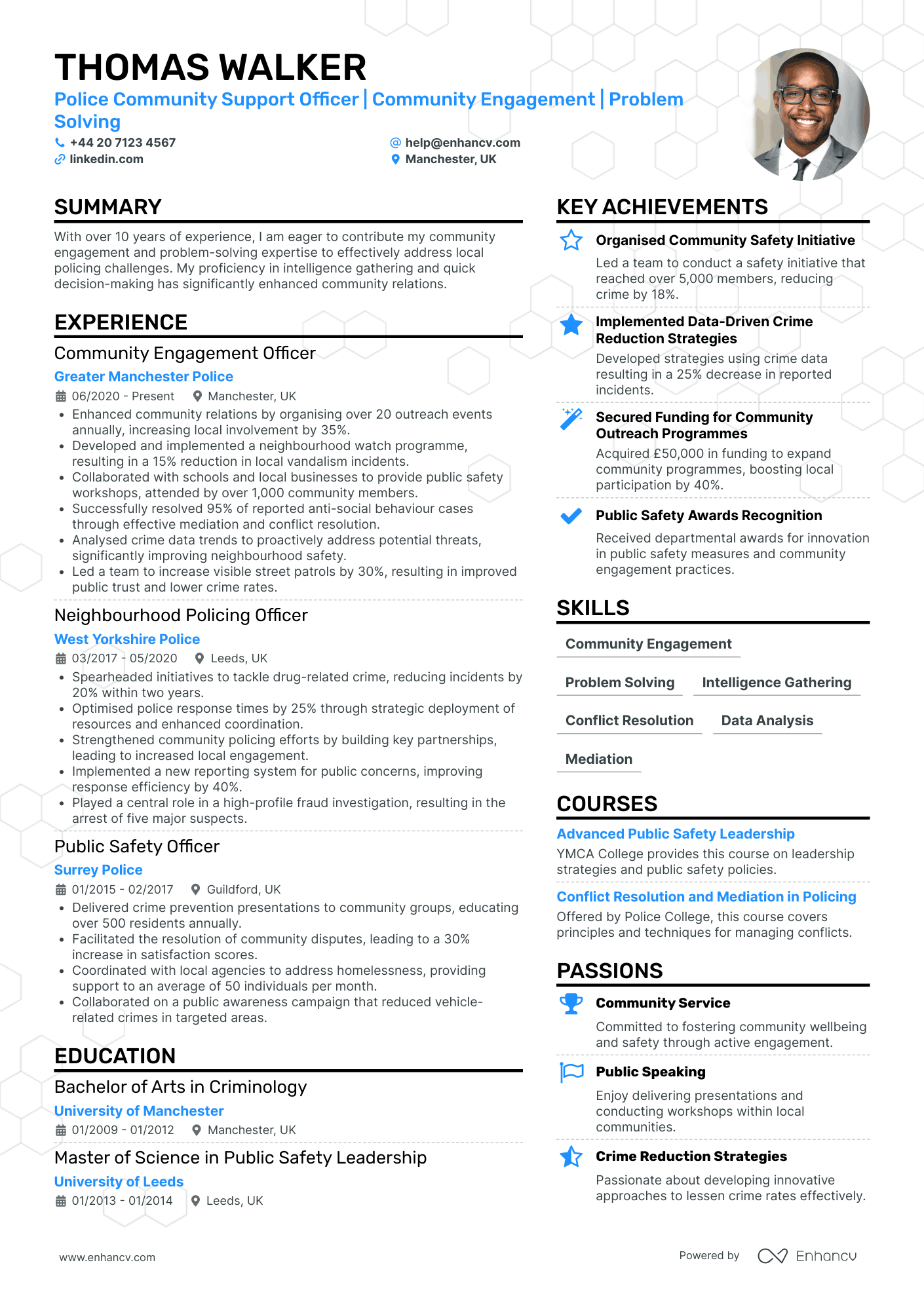 Police Officer CV Examples & Guide for 2026