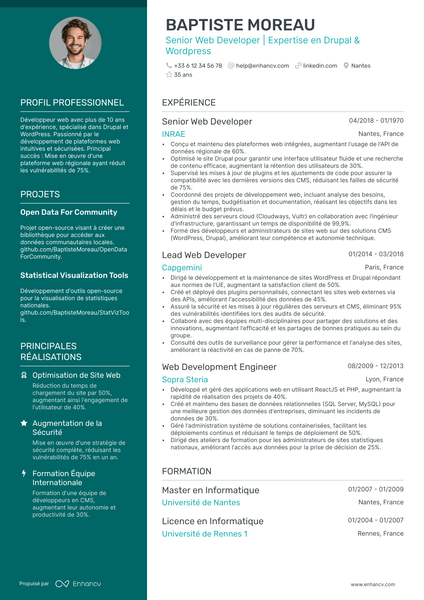 CV Développeur : Exemples pour le Web, Mobiles & Logiciels