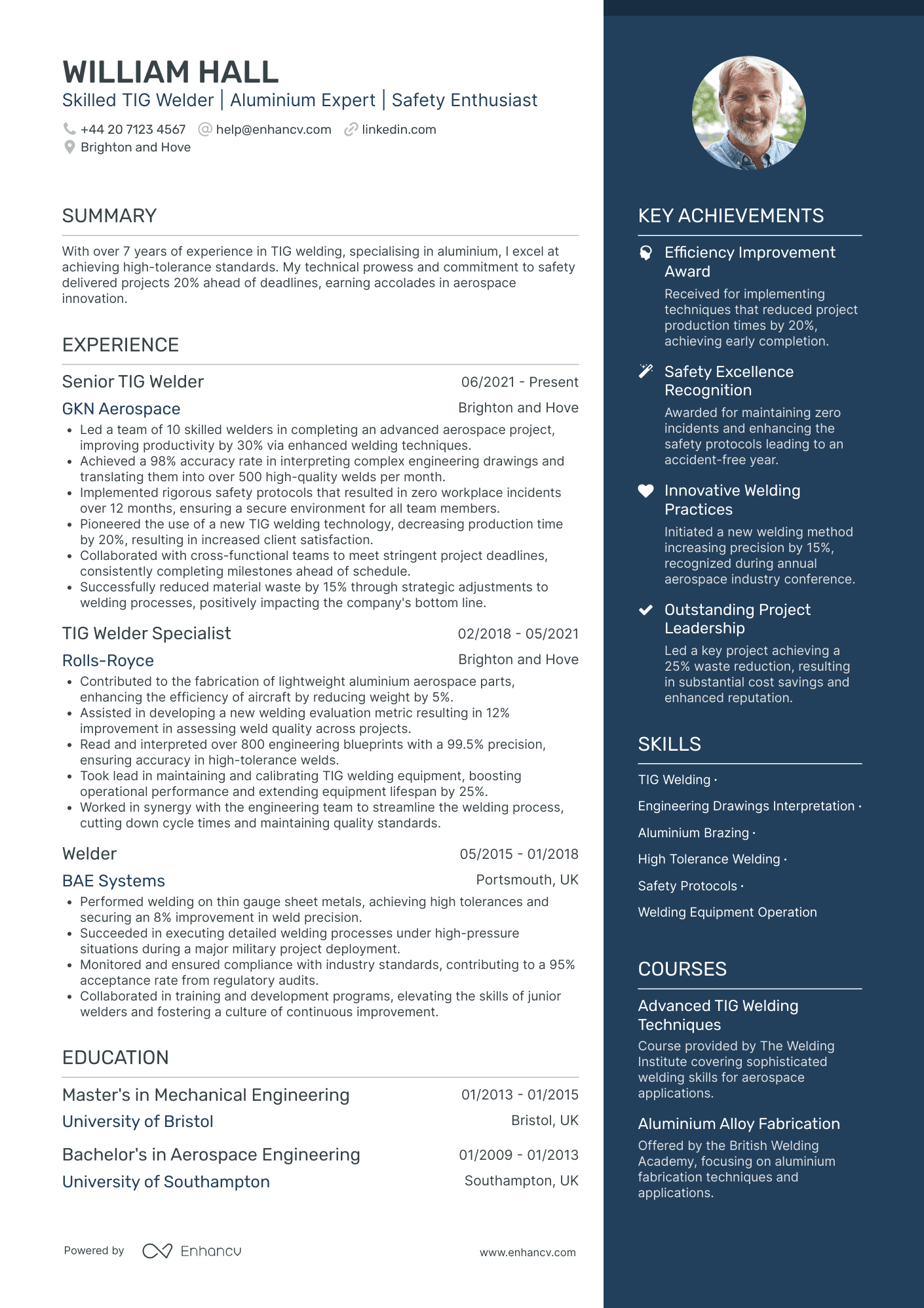 Welder CV Examples & Guide for 2026