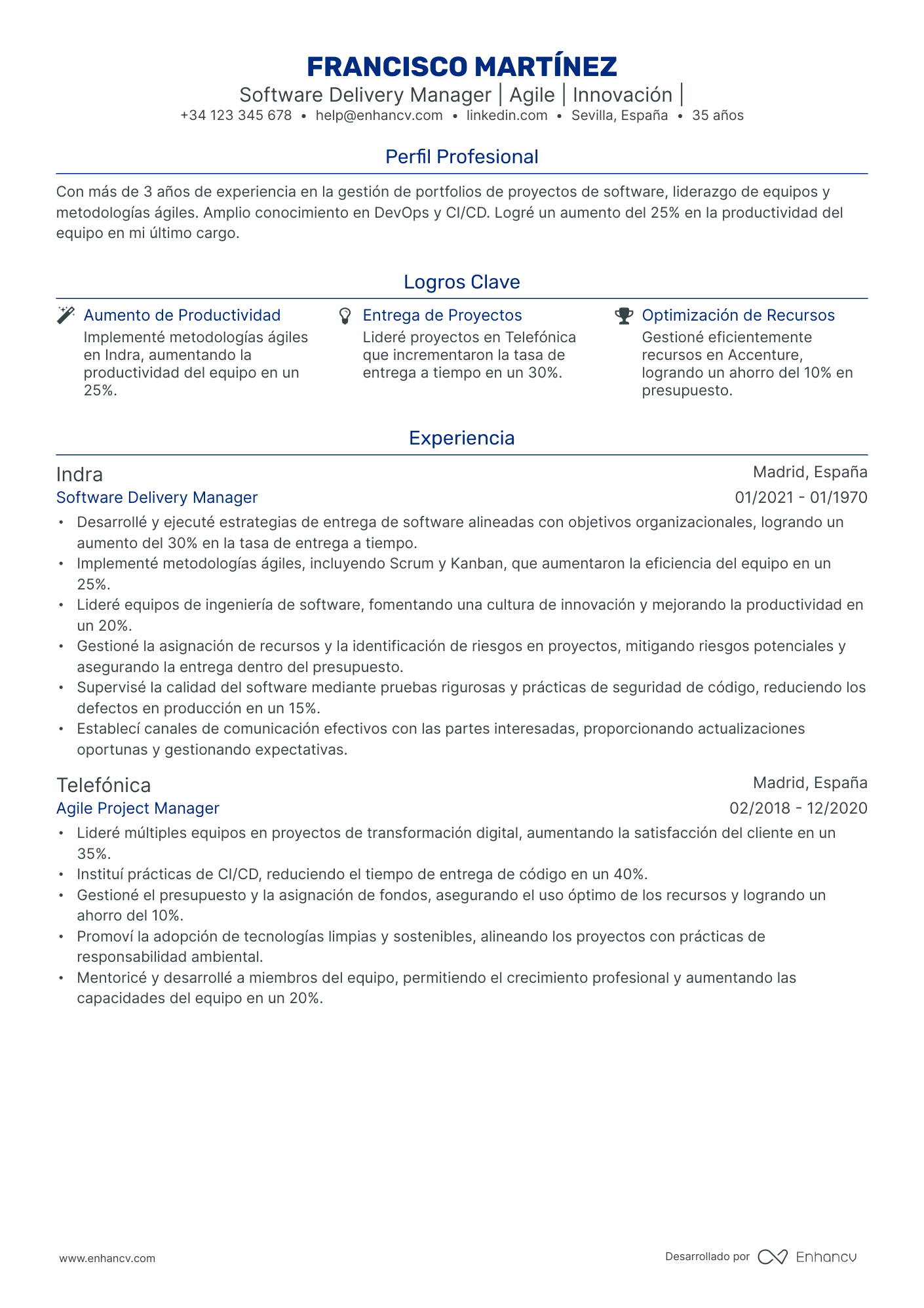 CV Manager: 21 plantillas para optimizar tu CV de gerente