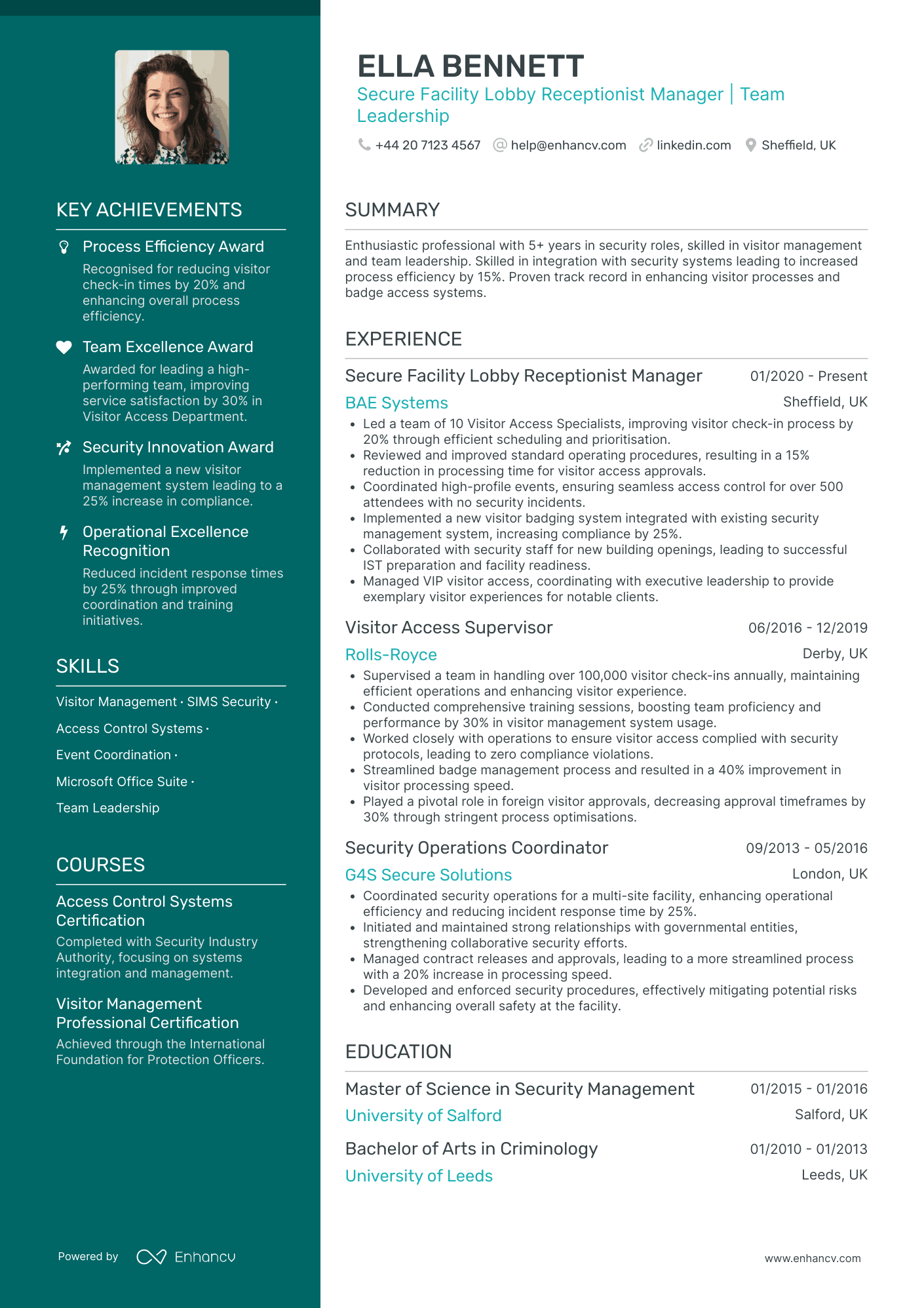 Receptionist CV Examples & Guide for 2026
