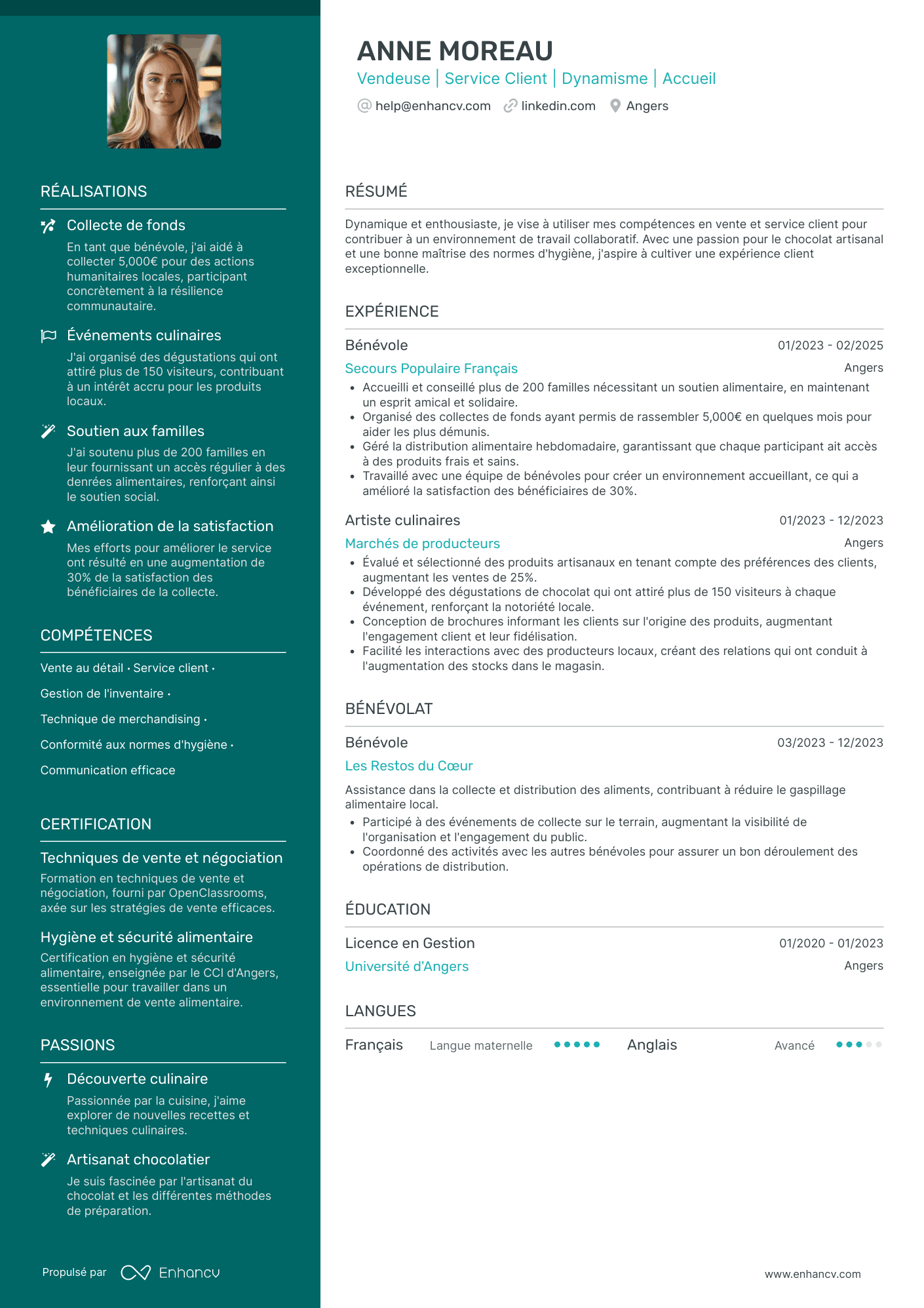 CV Vendeuse : Exemples et Modèles Gratuits (2025)