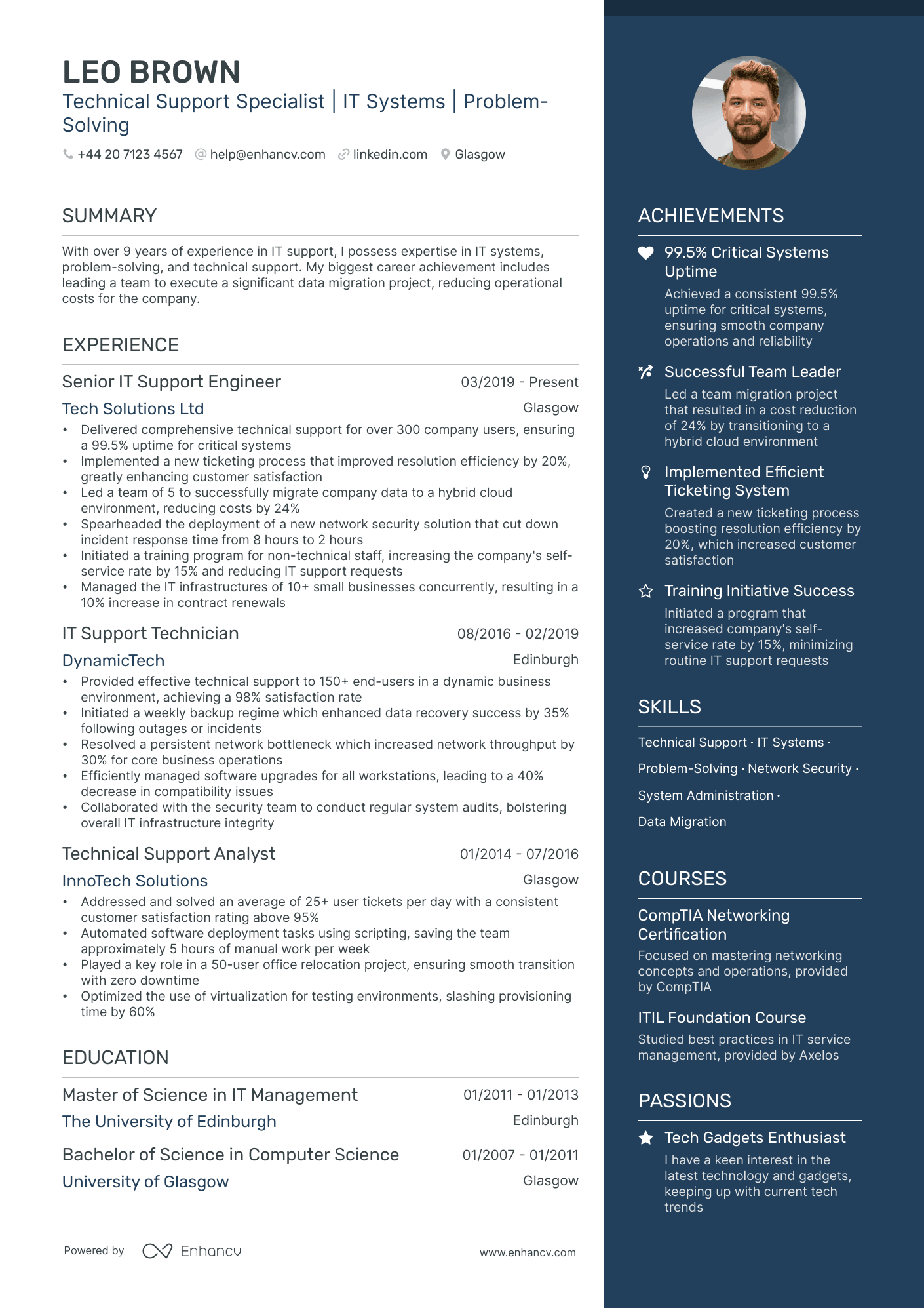 IT CV Examples & Guide for 2025