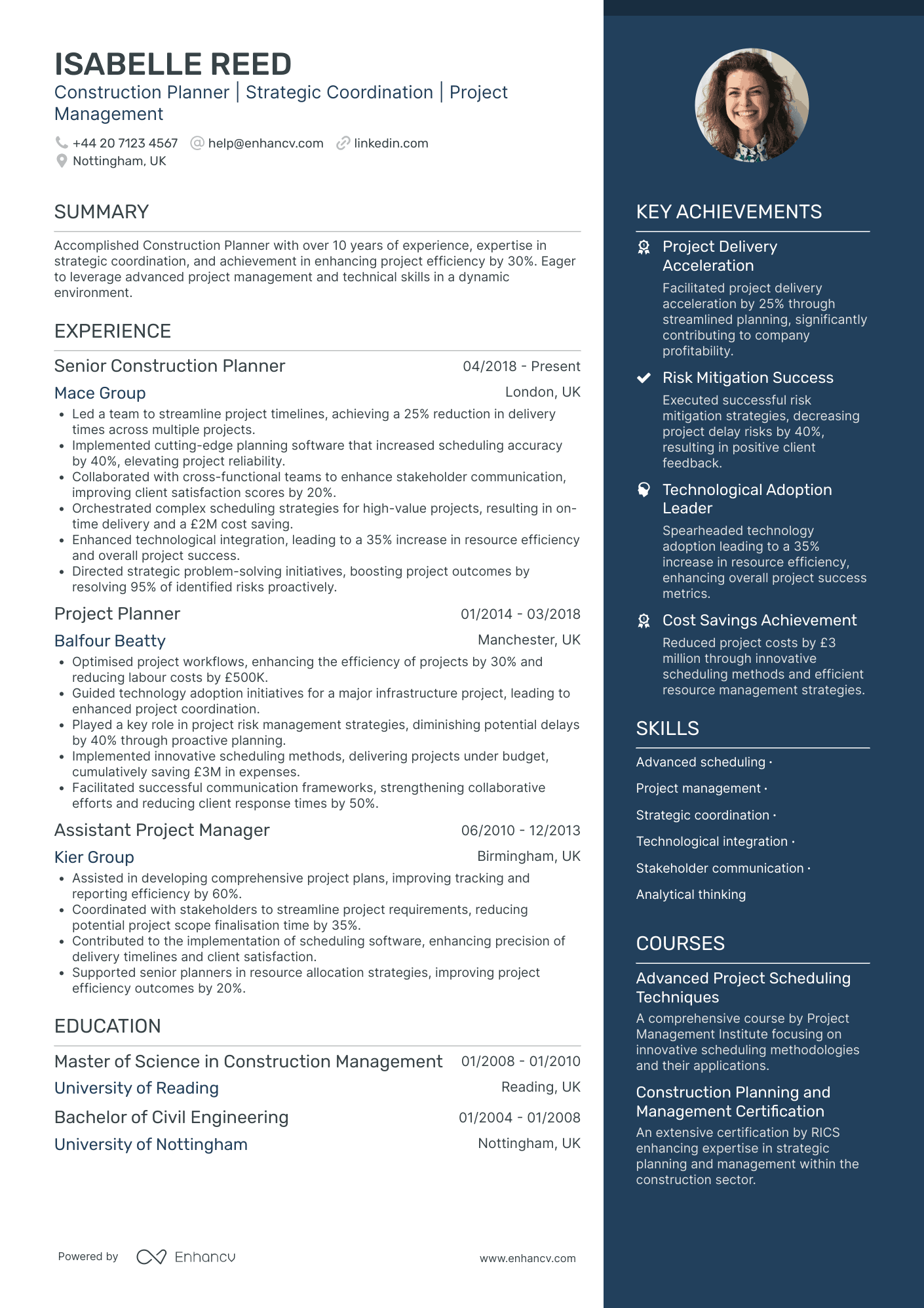 Construction CV Examples & Guide for 2026