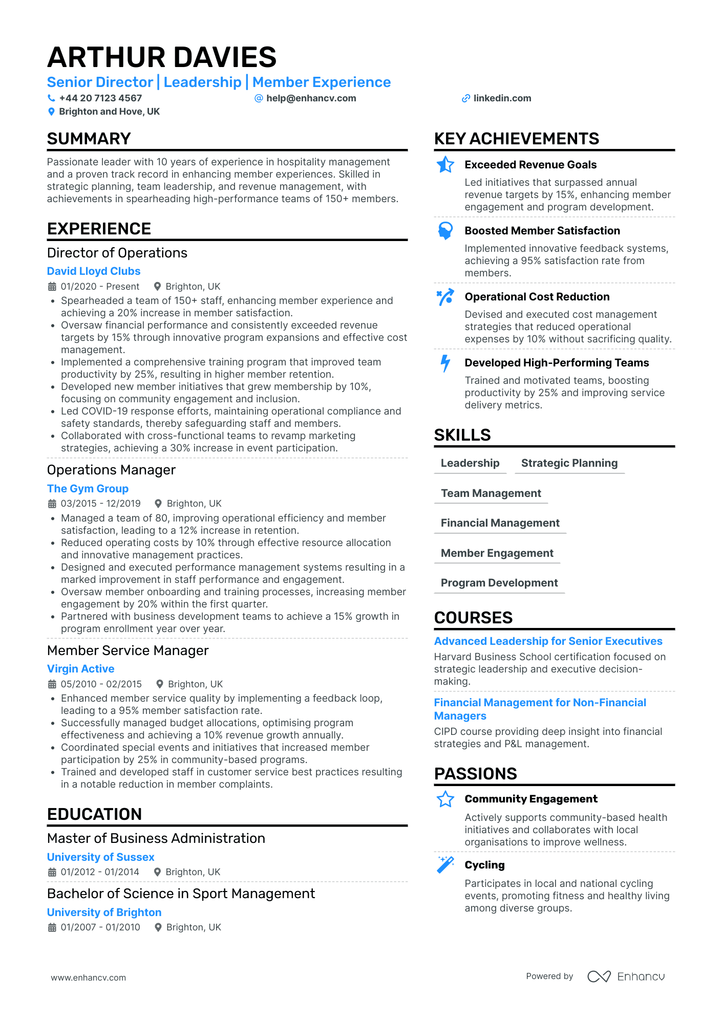 Sports CV Examples & Guide for 2026