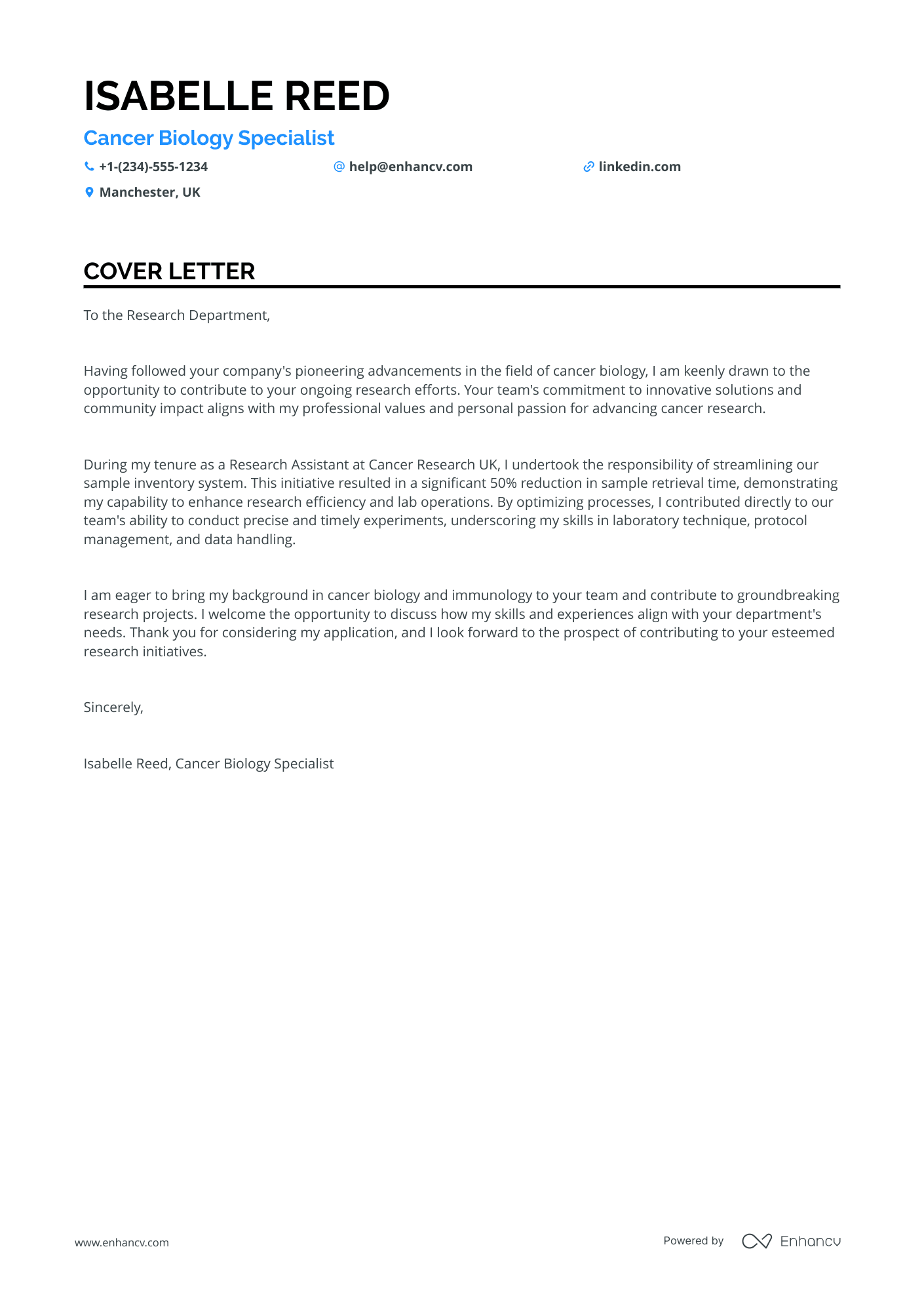 Lab Assistant Cover Letter Examples & Guide for 2026