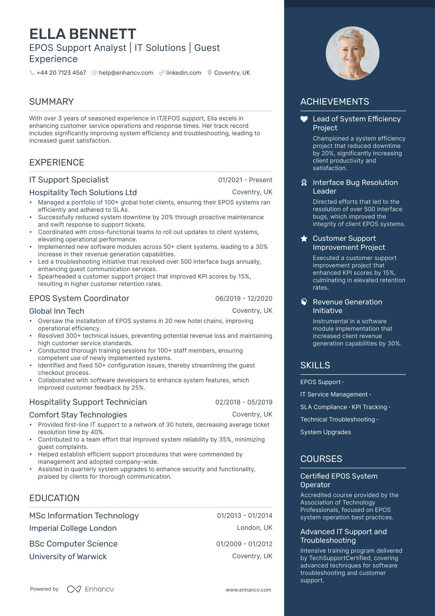 IT Support CV Examples & Guide for 2025