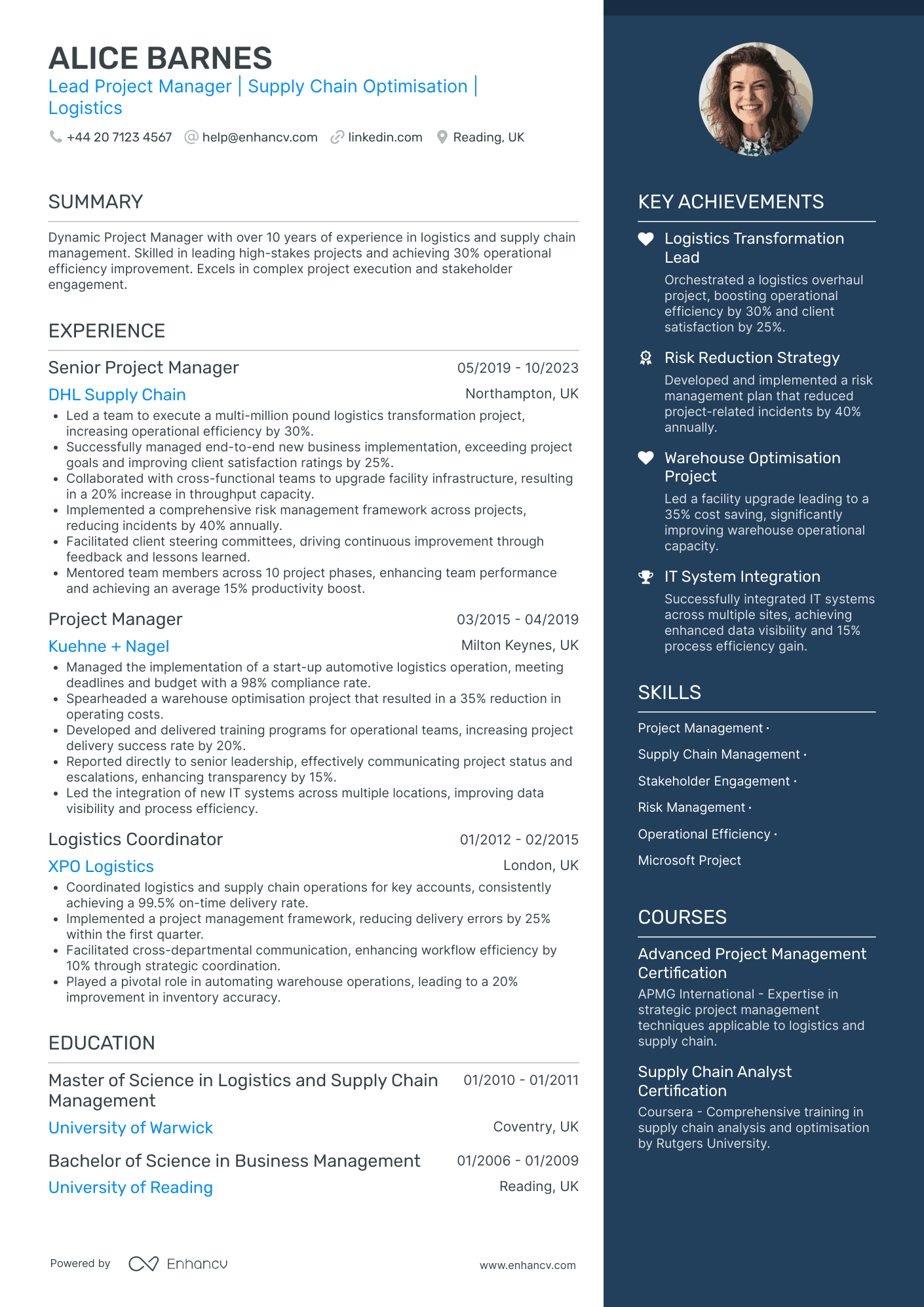 Project Manager CV Examples & Guide for 2026