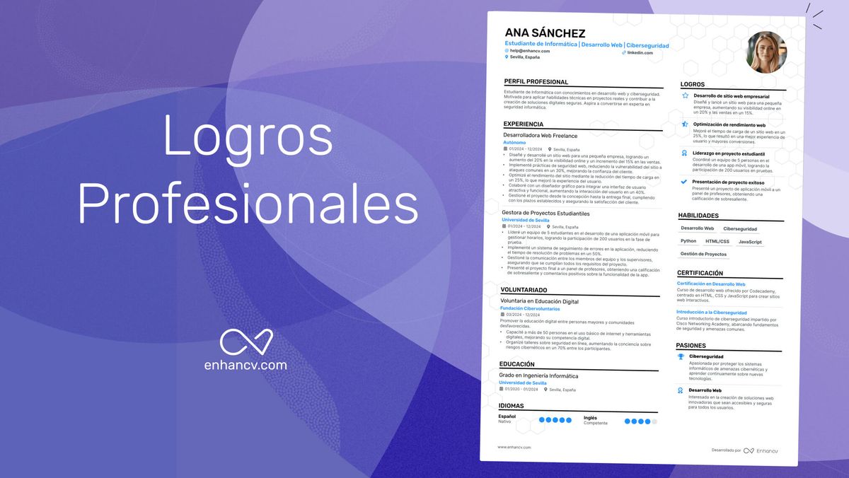 Logros Profesionales Ejemplos CV: Cómo Elegirlos y Redactarlos