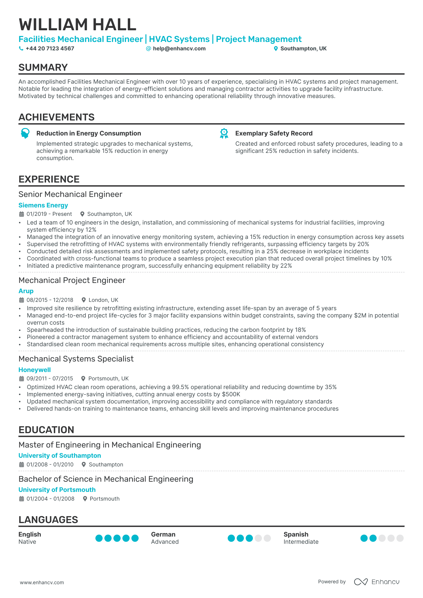 10+ Simple CV (Curriculum Vitae) Templates for UK Job Applicants | PDF ...