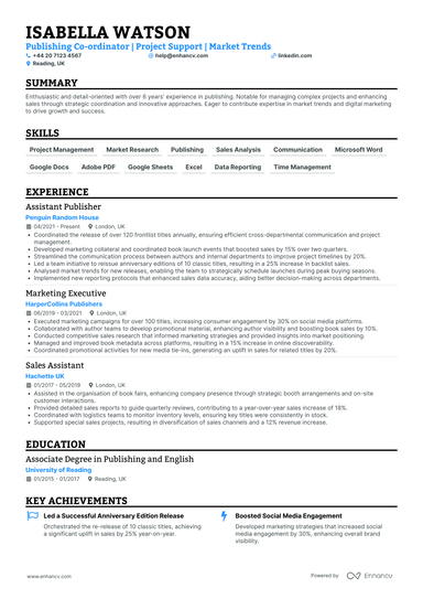 Production Coordinator CV Examples & Guide for 2026