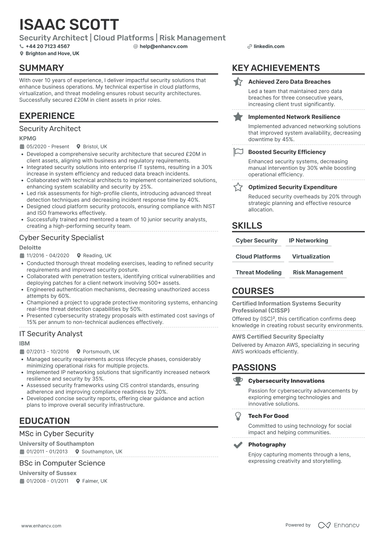 Cyber Security CV Examples & Guide for 2026